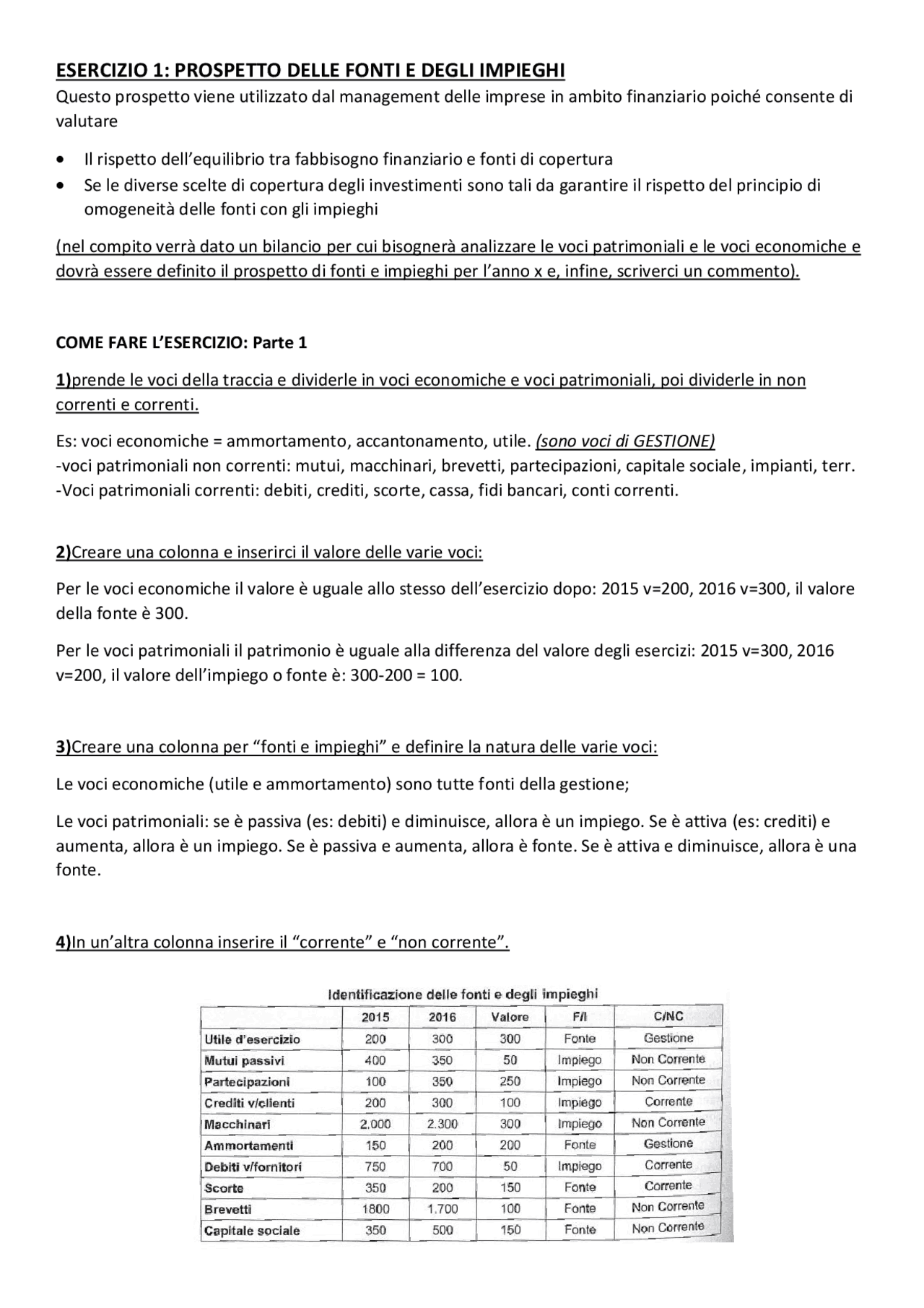 Spiegazione Esercizi Prova Intercorso Esame Prof Cristina Mele Docsity