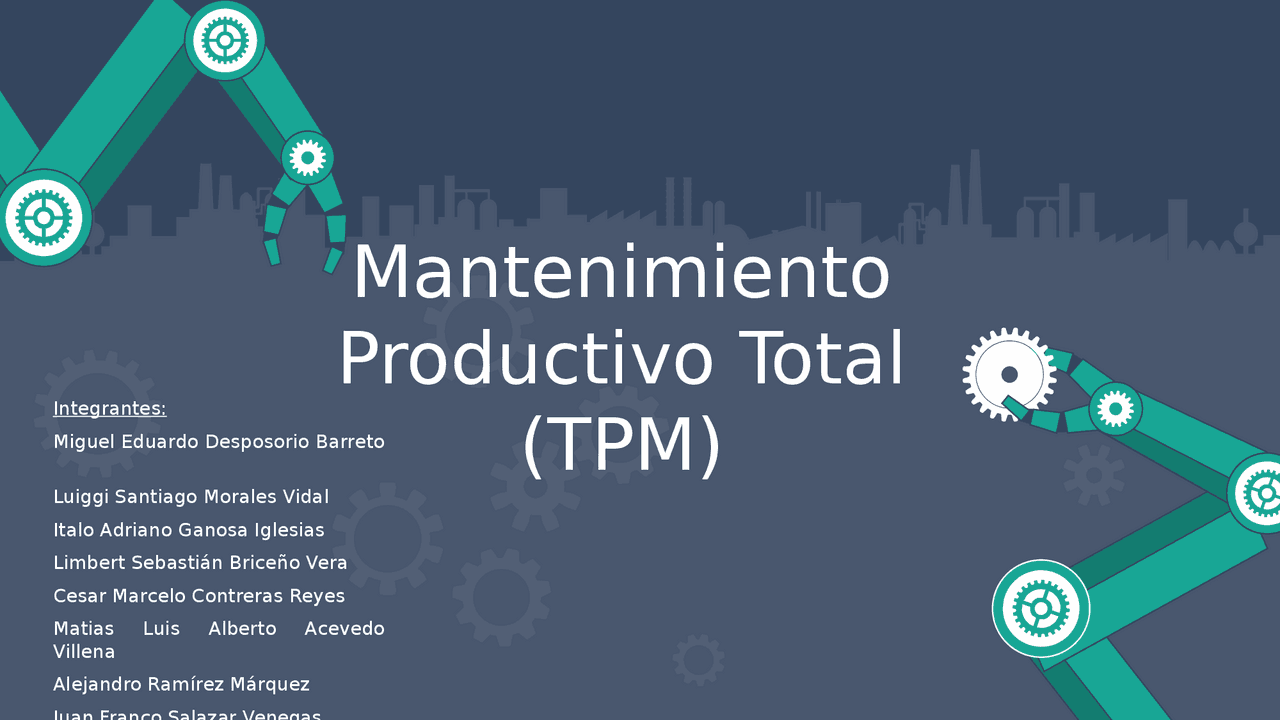Proyecto del TPM que es y para que sirve - Docsity