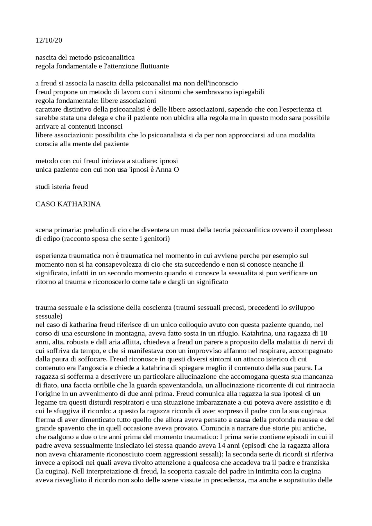 Appunti E Sbobina Lezione Docsity