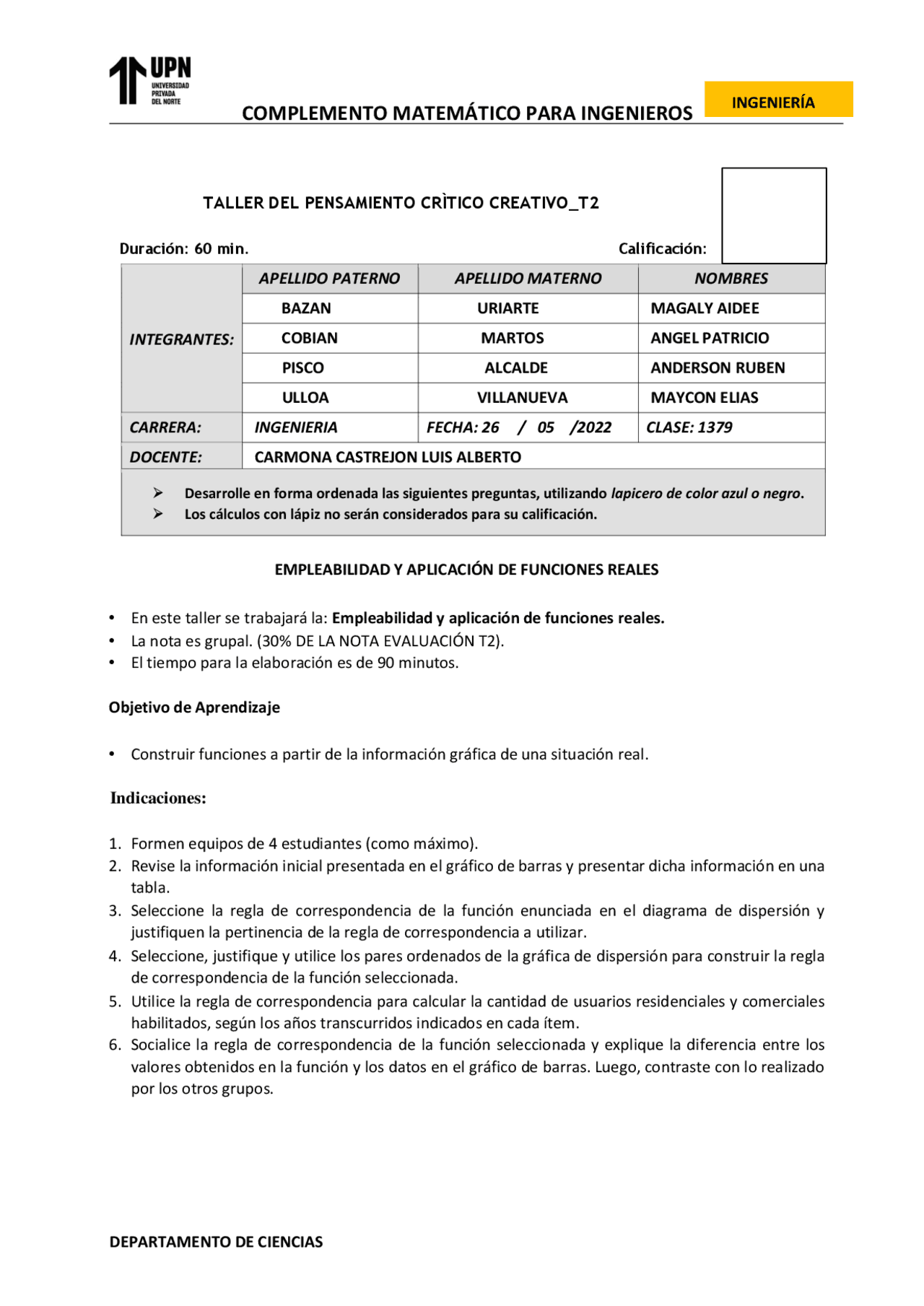 Complemento Matemático Exámenes Selectividad De Matemáticas Docsity