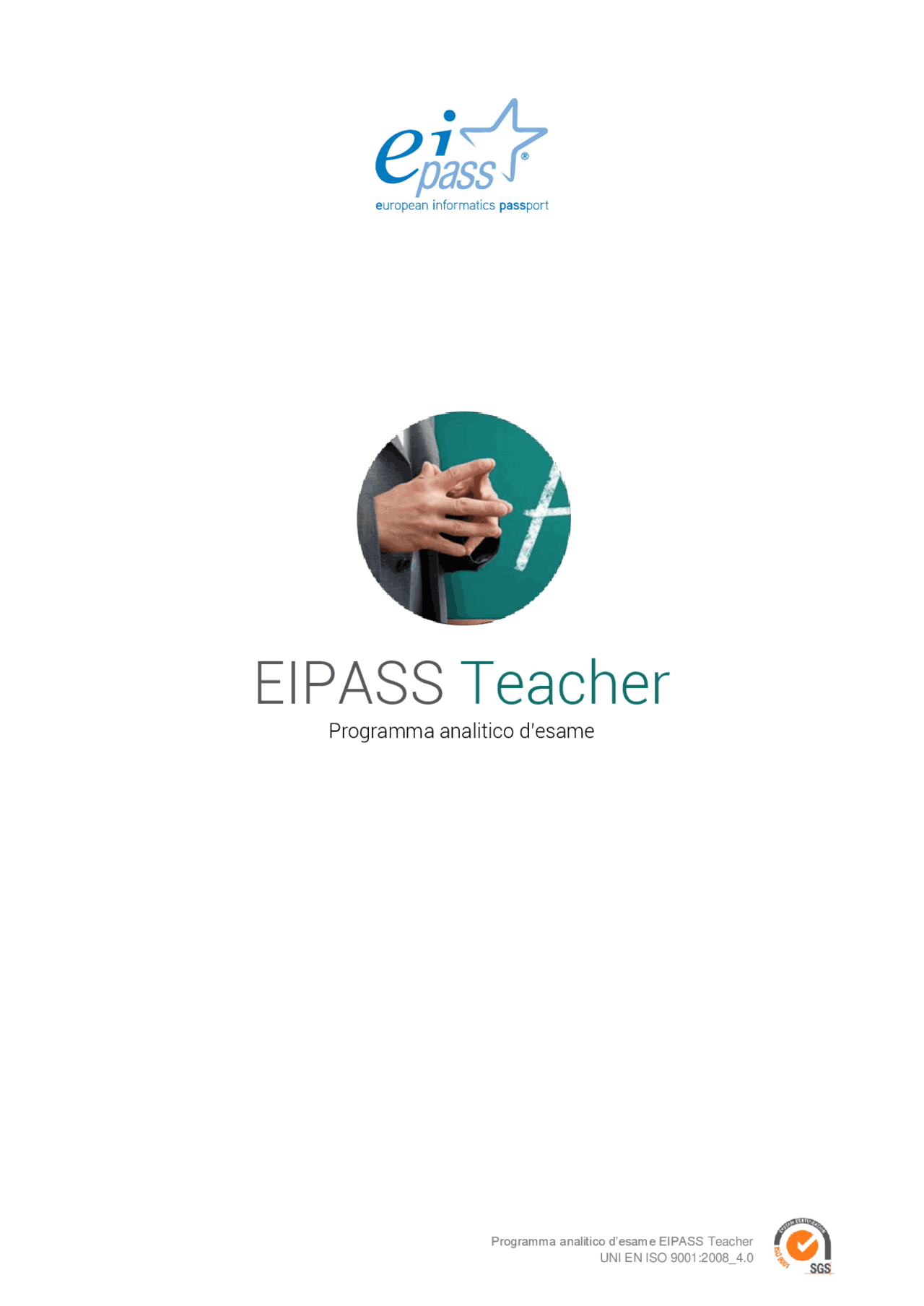 Eipass teacher 5 moduli - Docsity