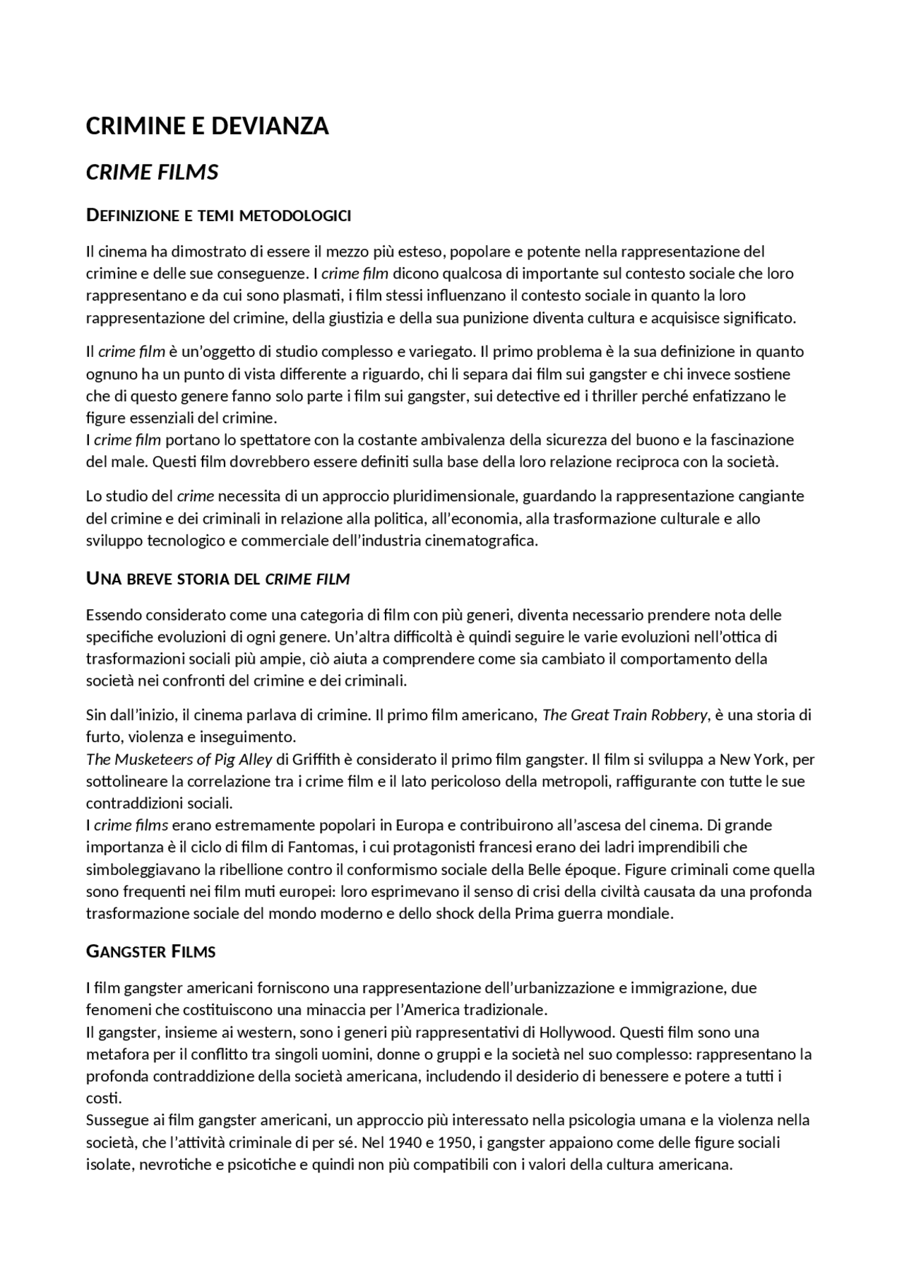 Comunicazione Crimine E Devianza Docsity