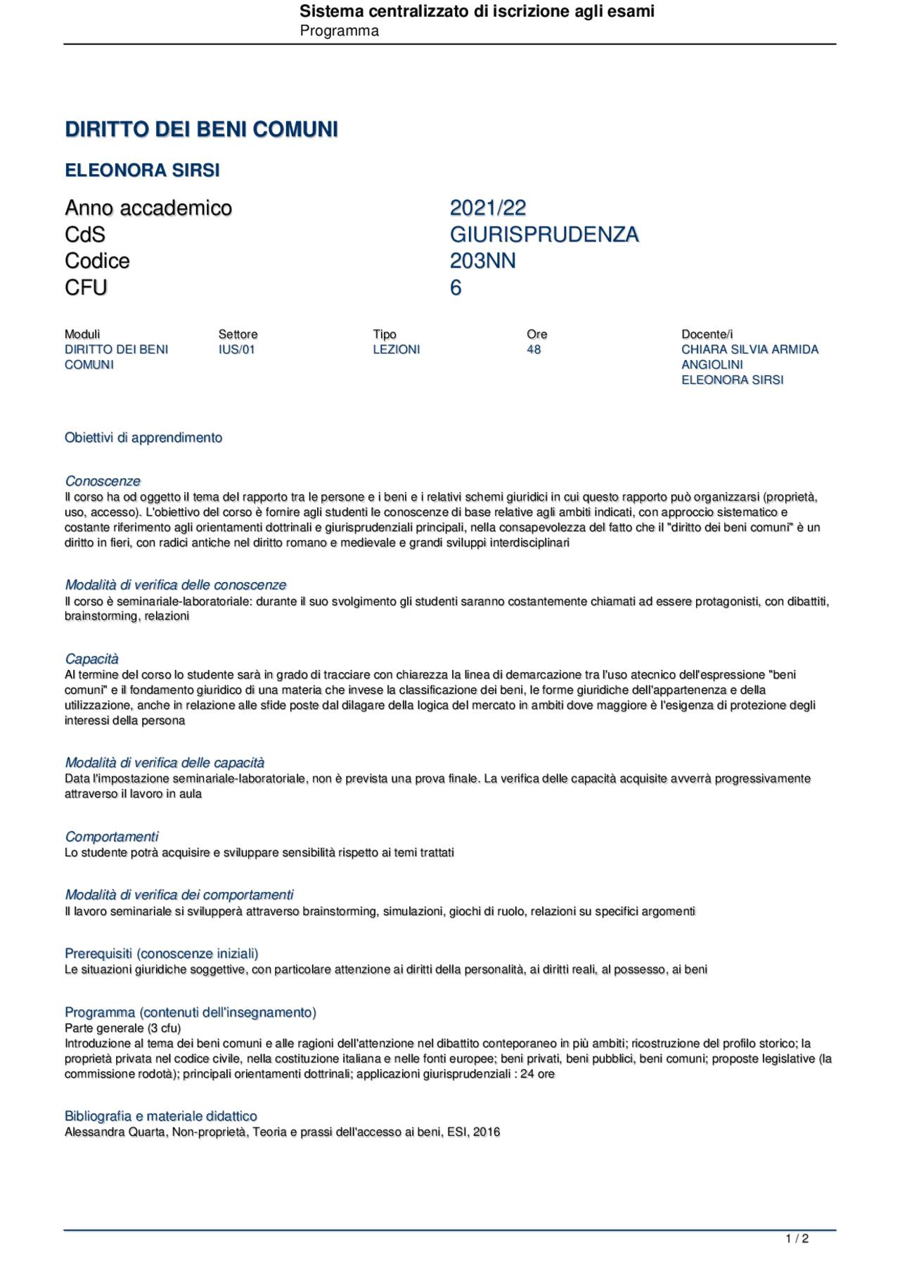 Programma Delle Esame Di Diritto Bancario Docsity