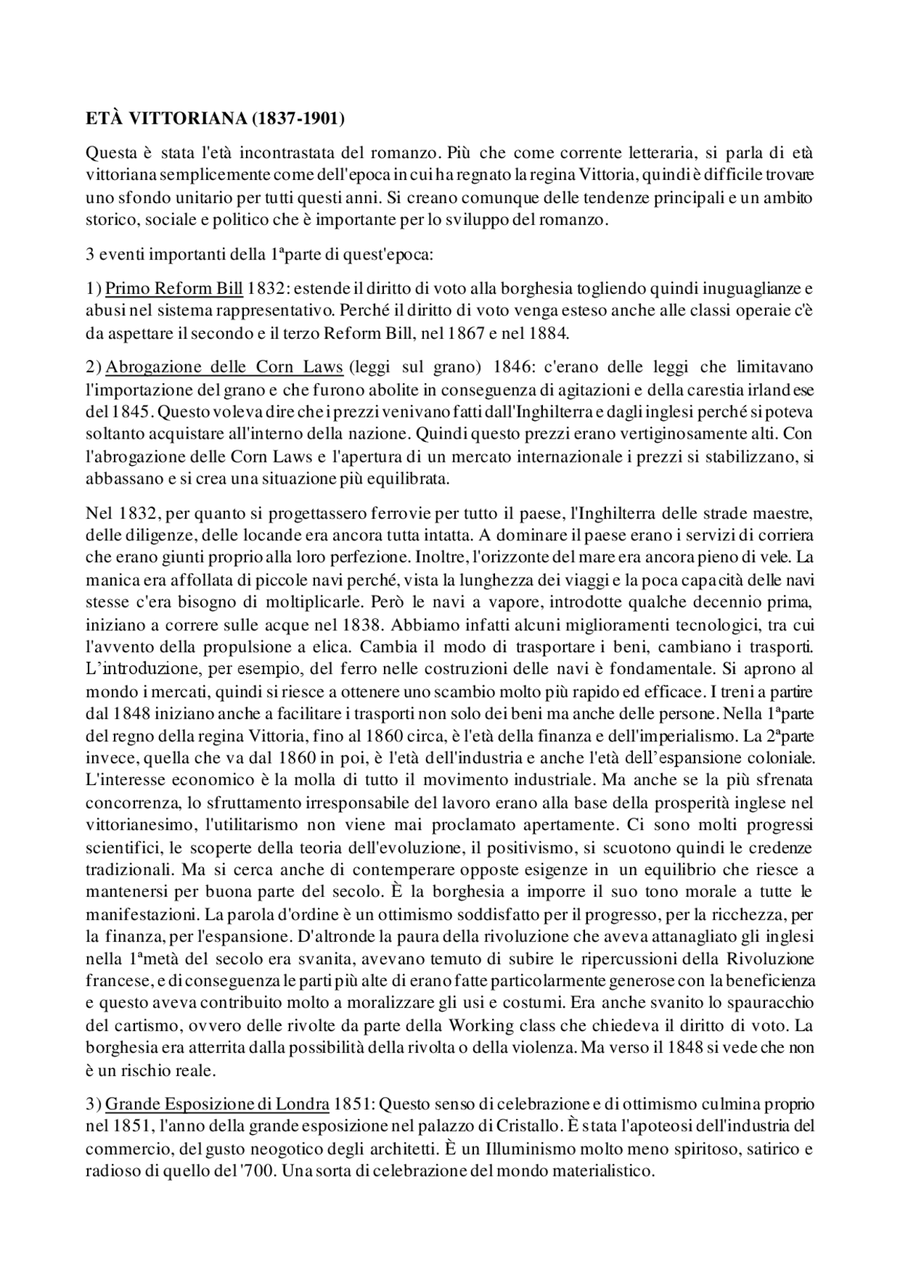 L'età vittoriana - da Charles Dickens alle sorelle Bronte | Appunti di ...