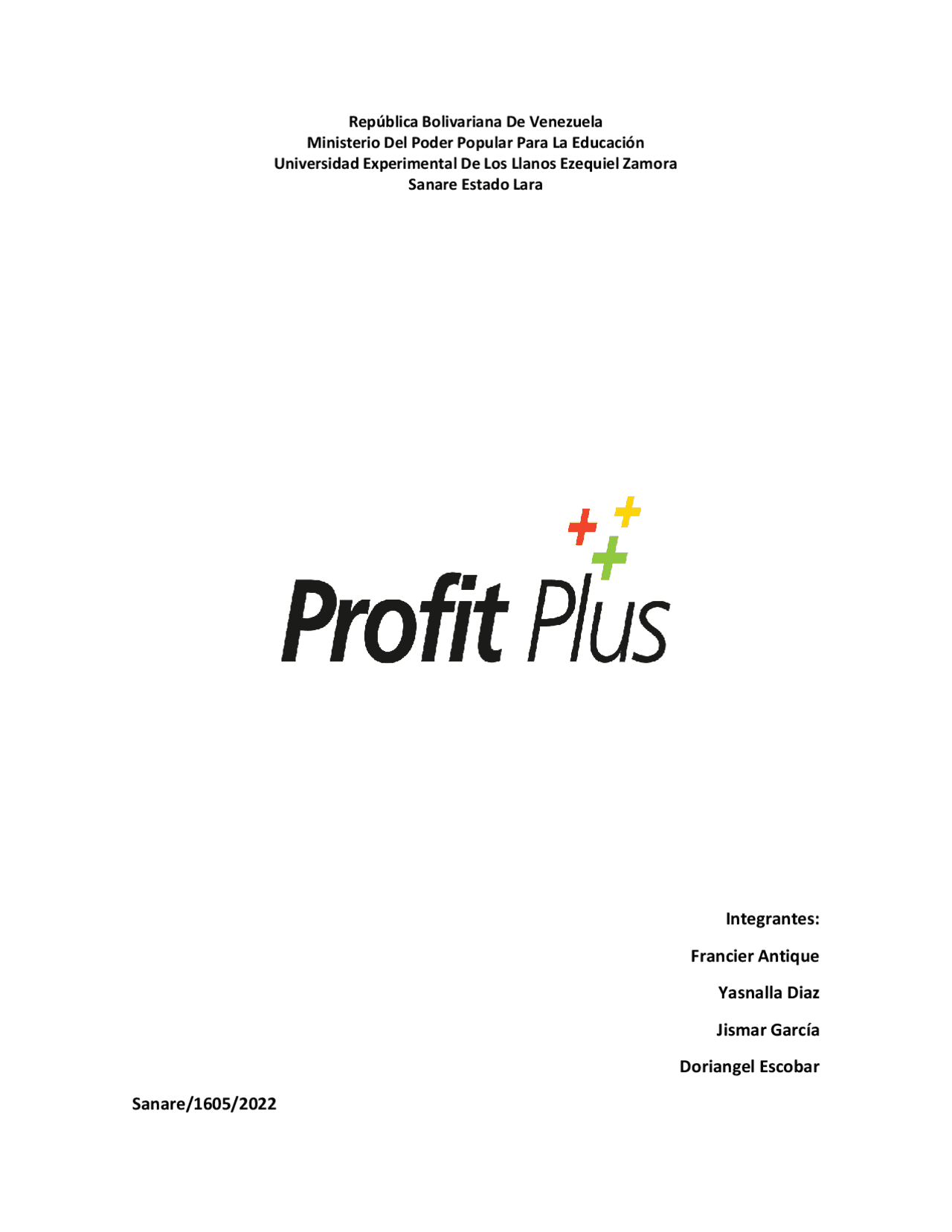 Software Profit Plus - Docsity