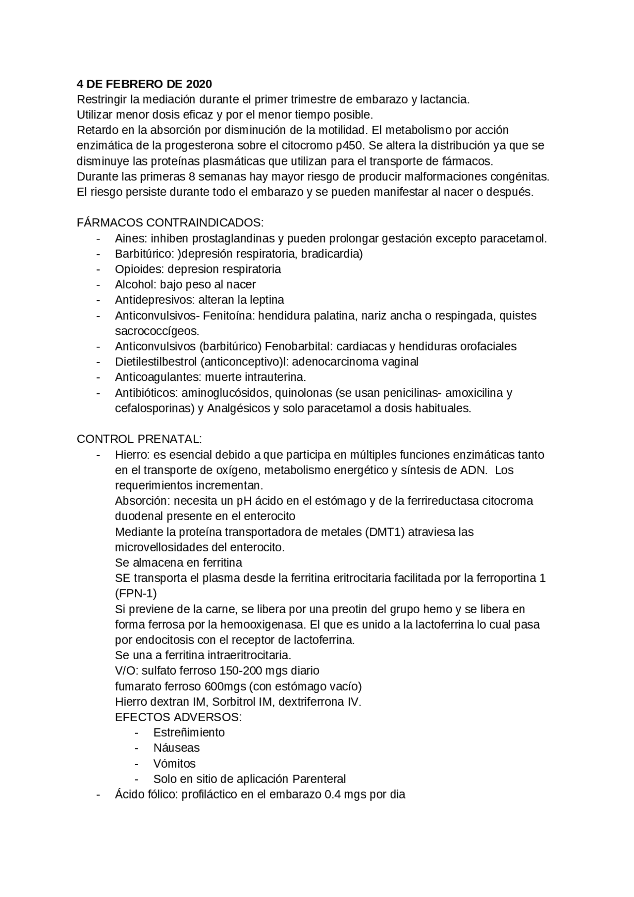 Resumen De Fármacos Docsity