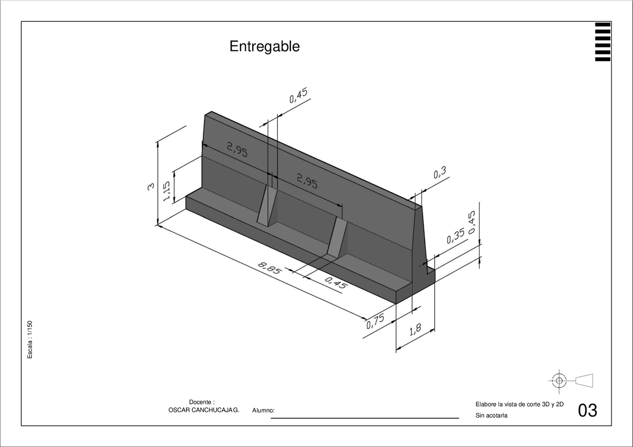 Trabajos de perfiles en autocad para estudiantes - Docsity