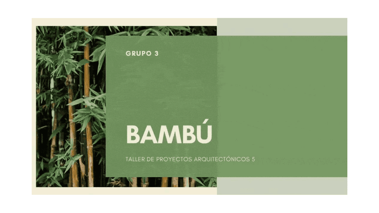 Bambu y sus materiales para poder construir - Docsity