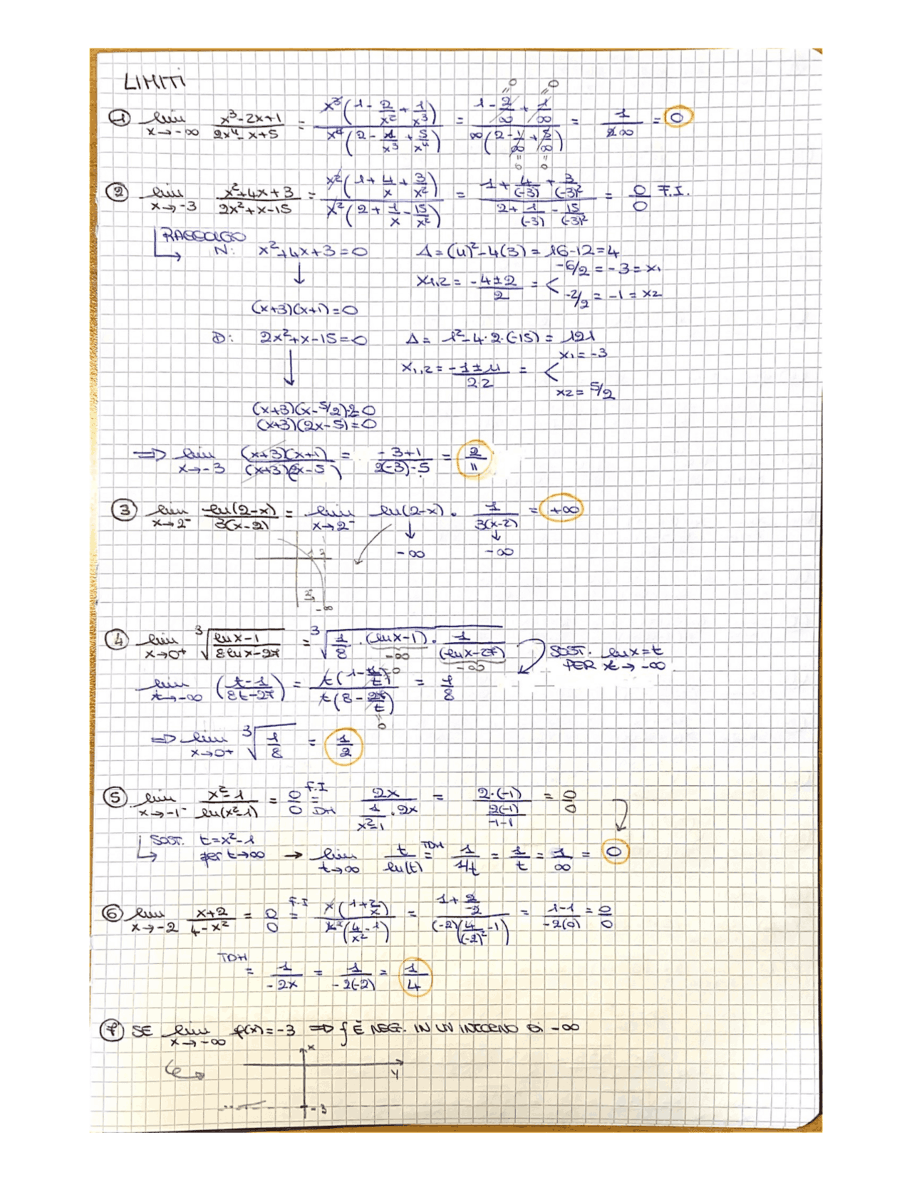 Esercizi Prove Desame Svolti Di Matematica Docsity