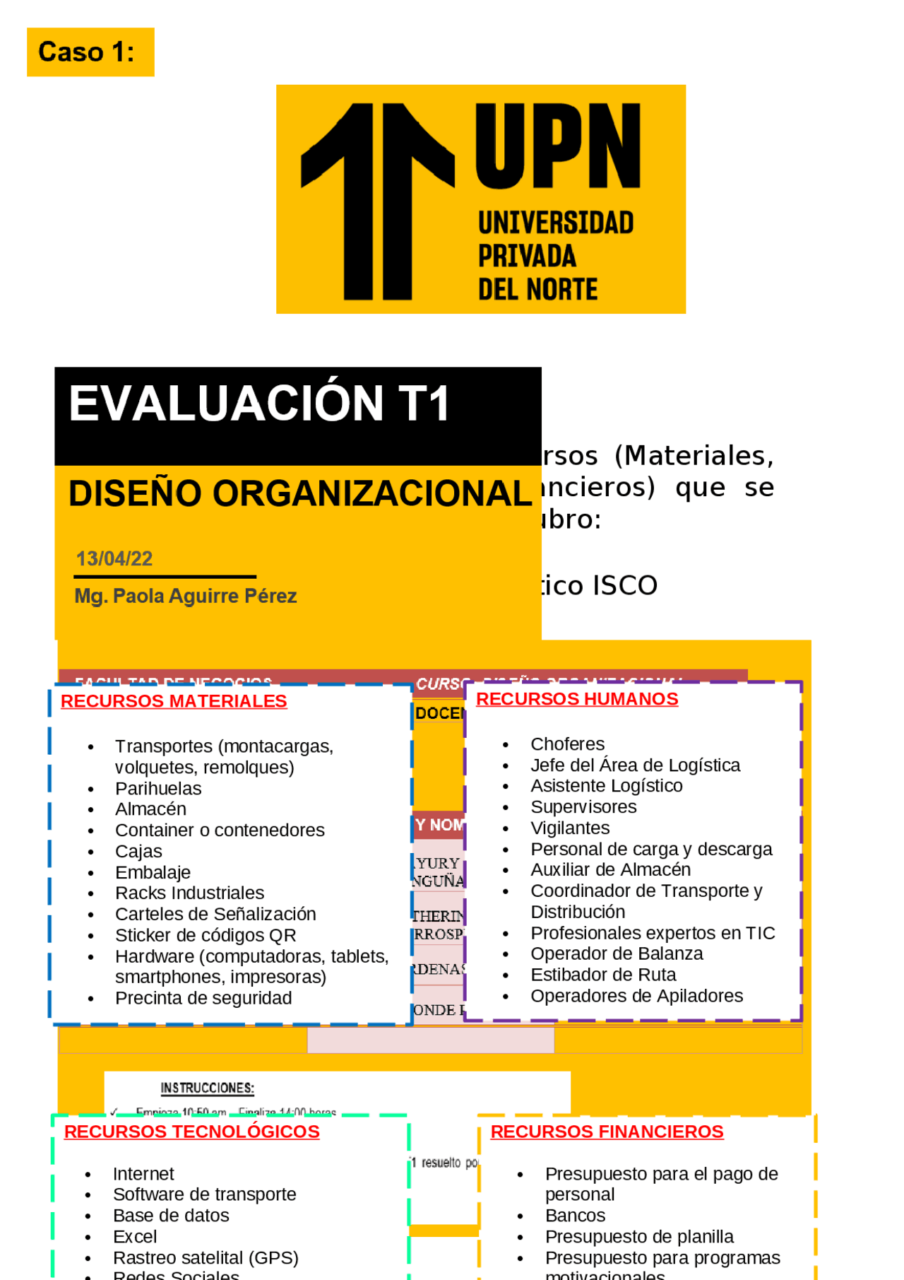 Recursos y Dimensiones de una Empresa Logística: Caso ISCO Grupo ...
