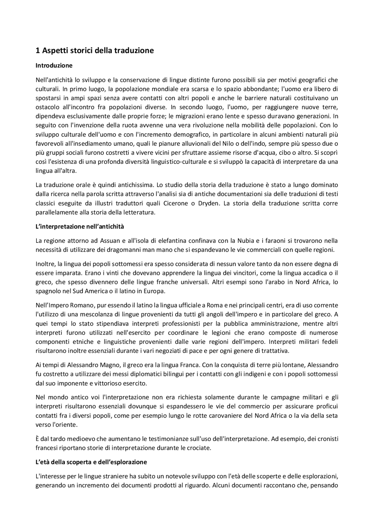 Riassunto Interpretazione simultanea e consecutiva | Sintesi del corso ...
