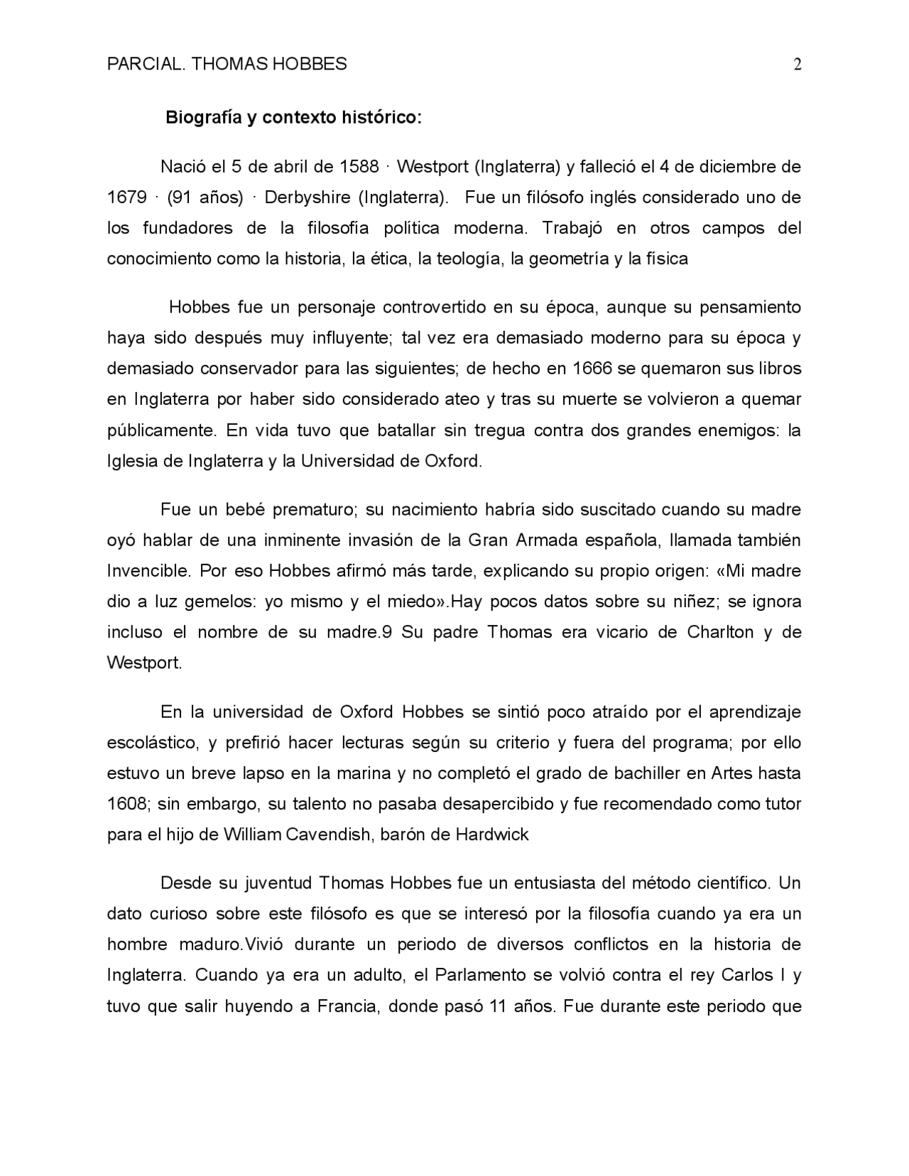 Ensayo Sobre El Leviatan Resúmenes De Derecho Romano Docsity