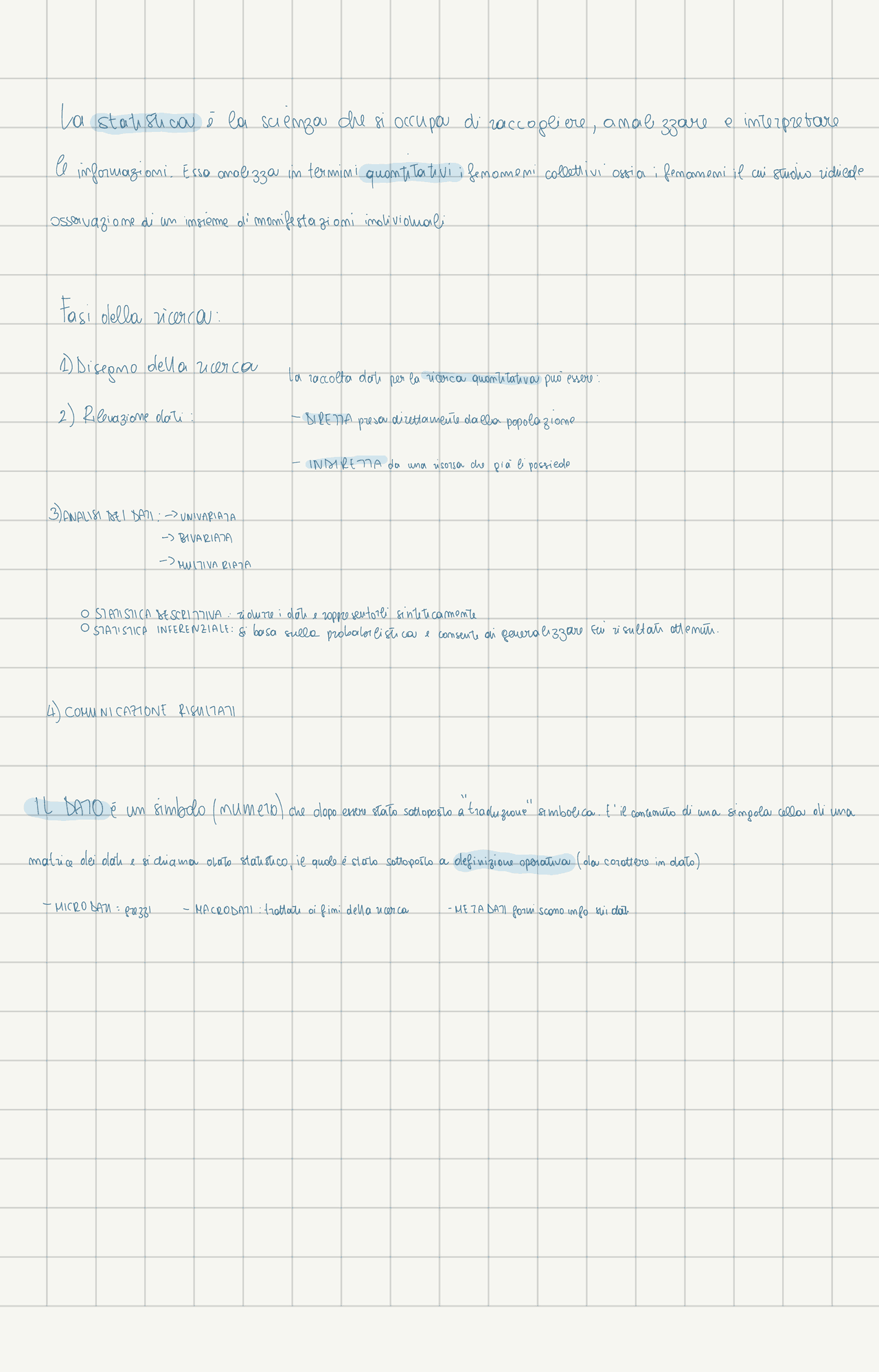 Appunti Teoria Statistica Docsity