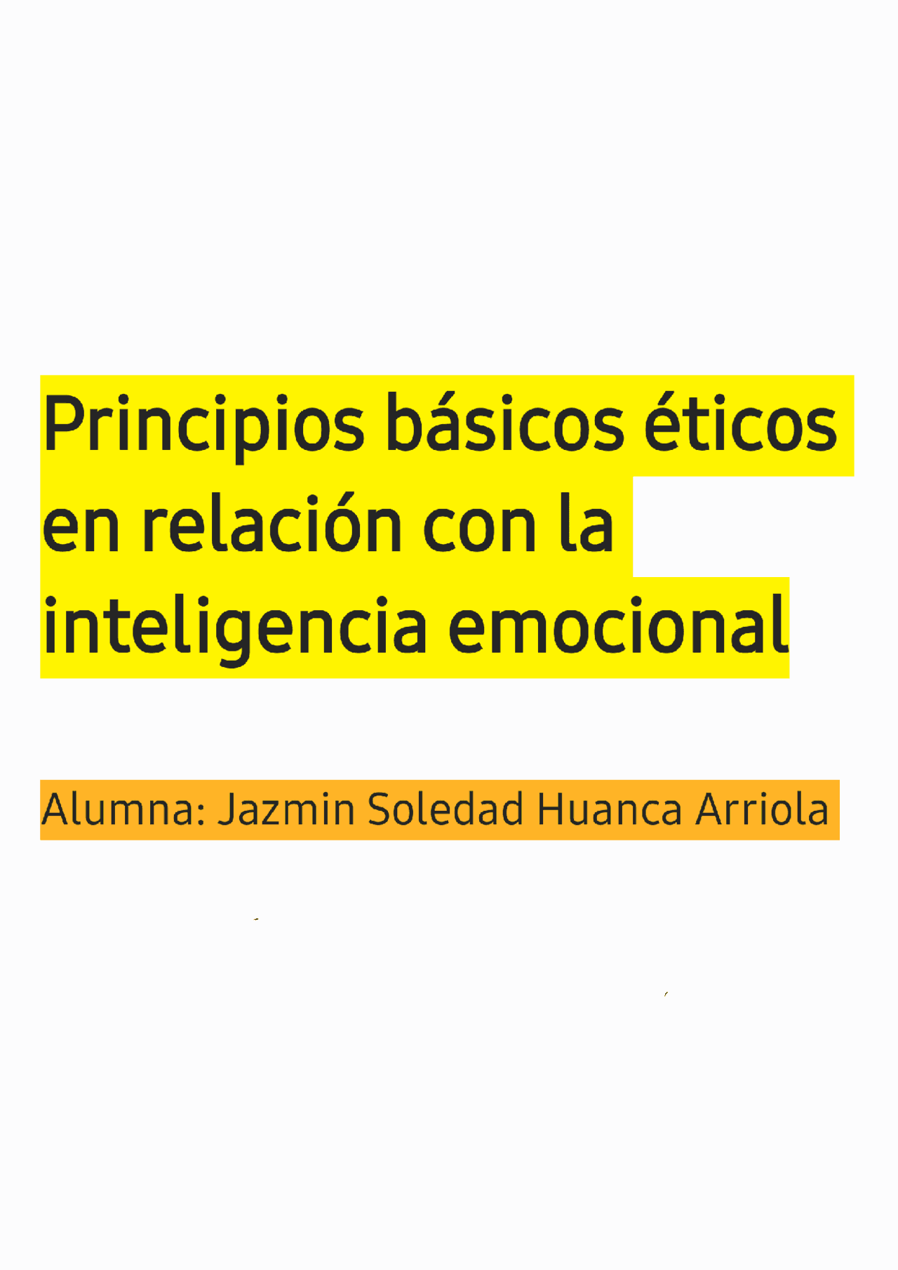 Principios Básicos éticos En Relación Con Los Contenidos De Los Valores