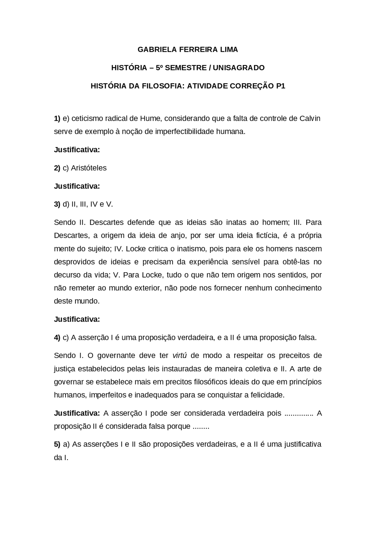 P2 historia da filosofia hegel e historia - Docsity