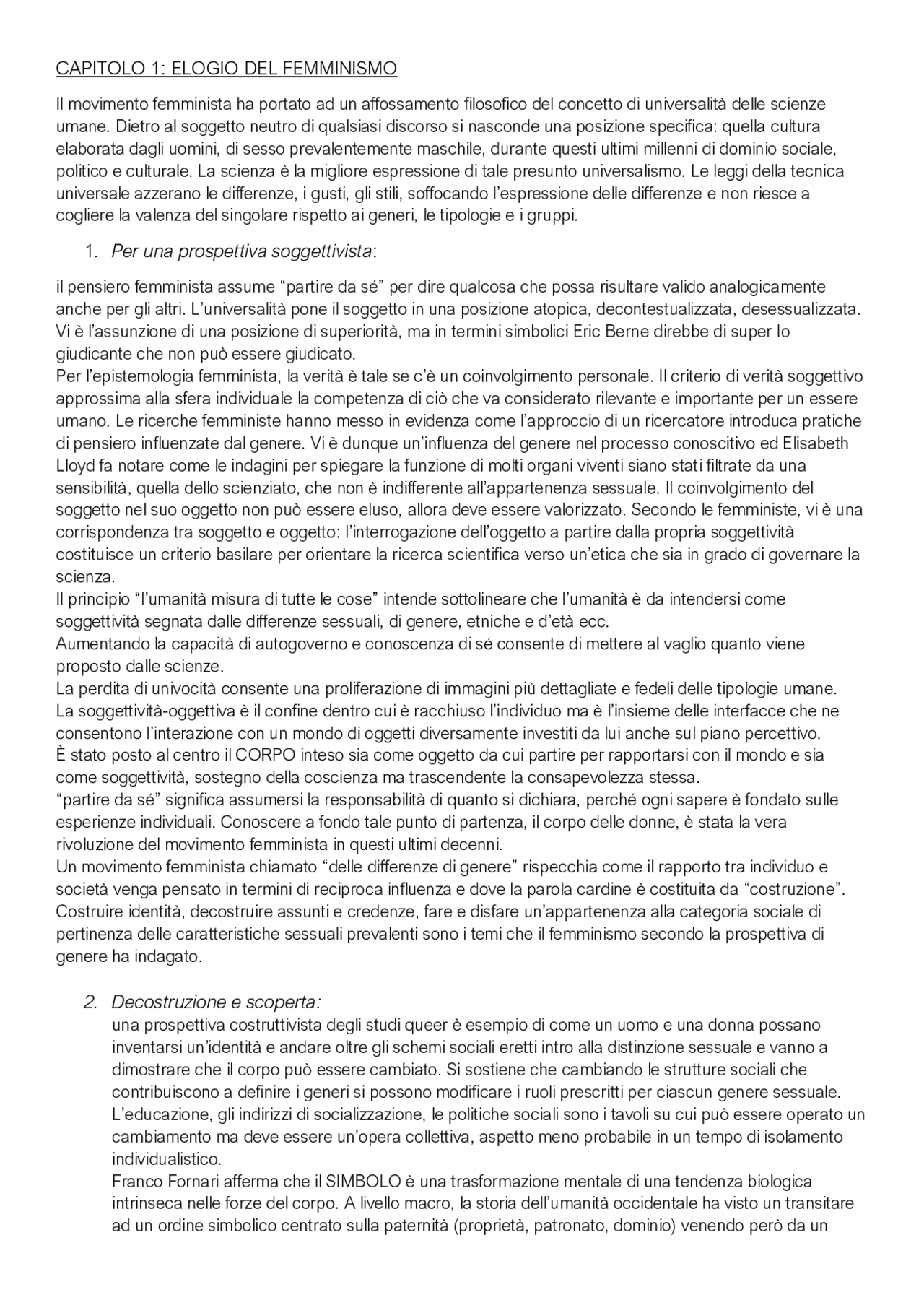 La psicologia maschile spiegata alle donne- Alberto Zatti - Docsity