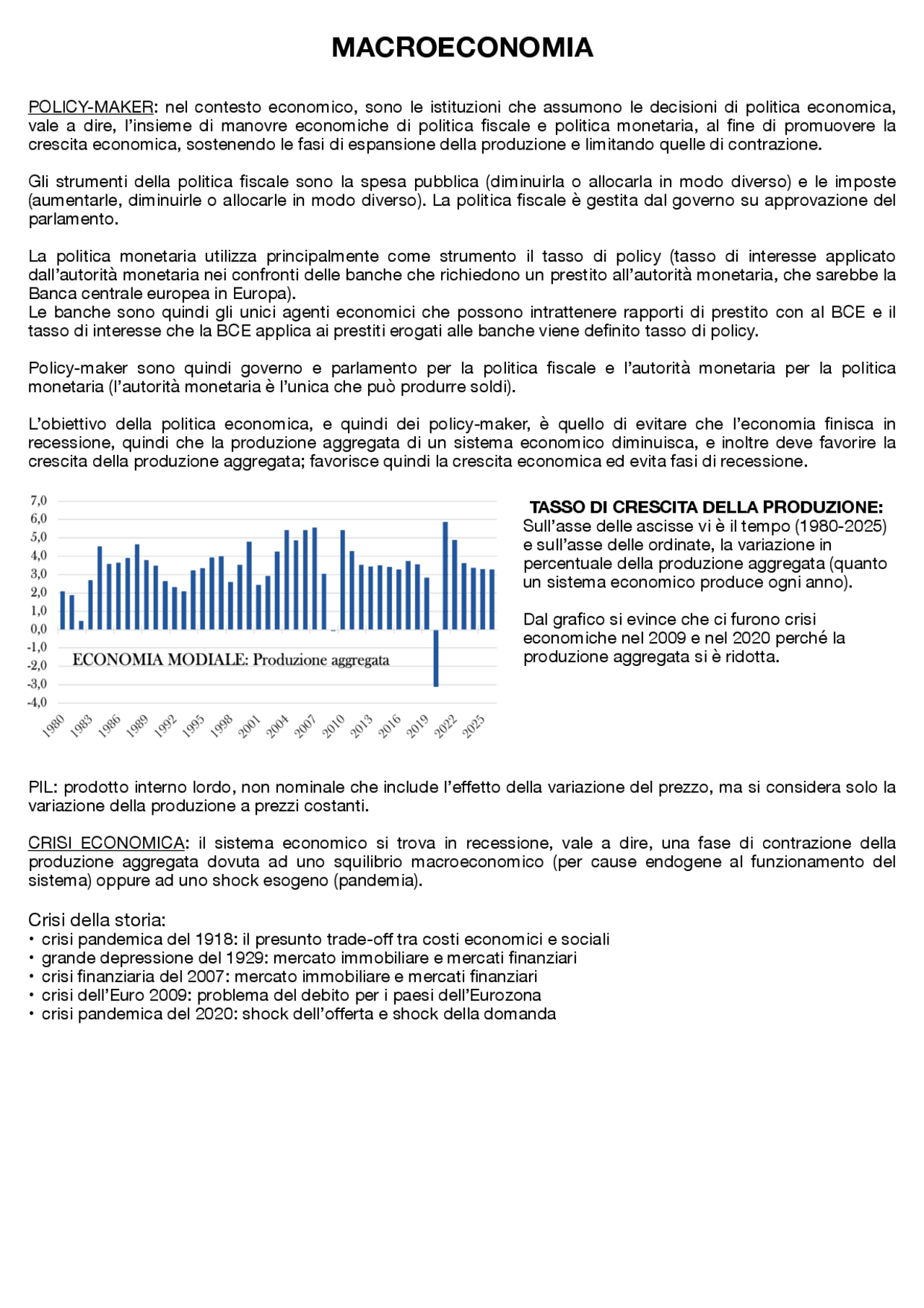 Dispensa Di Macroeconomia Docsity