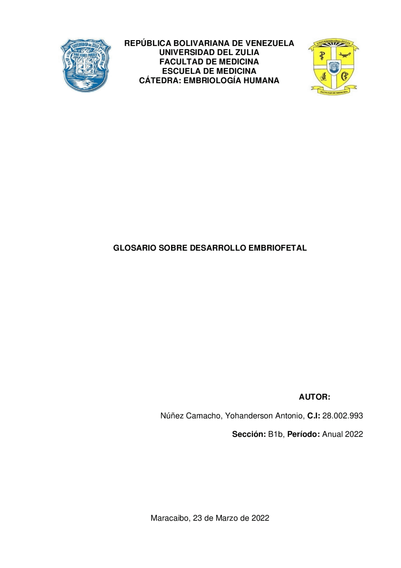 Actividad 2 Grupo G Tema 6 Y 7 Apuntes De Embriología Docsity