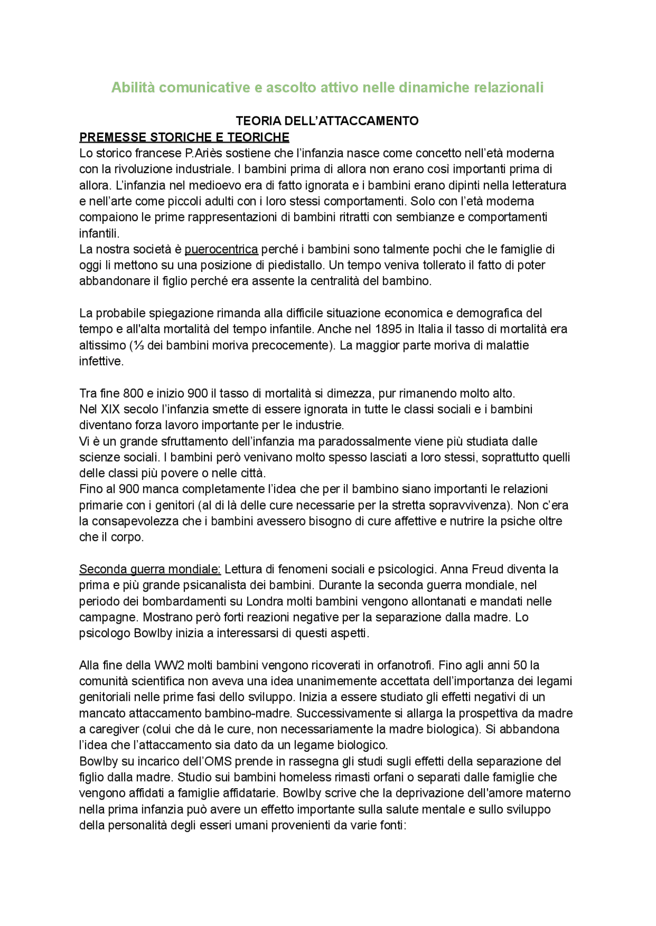 Appunti Abilità Comunicative E Ascolto Attivo Prof Calvo Docsity