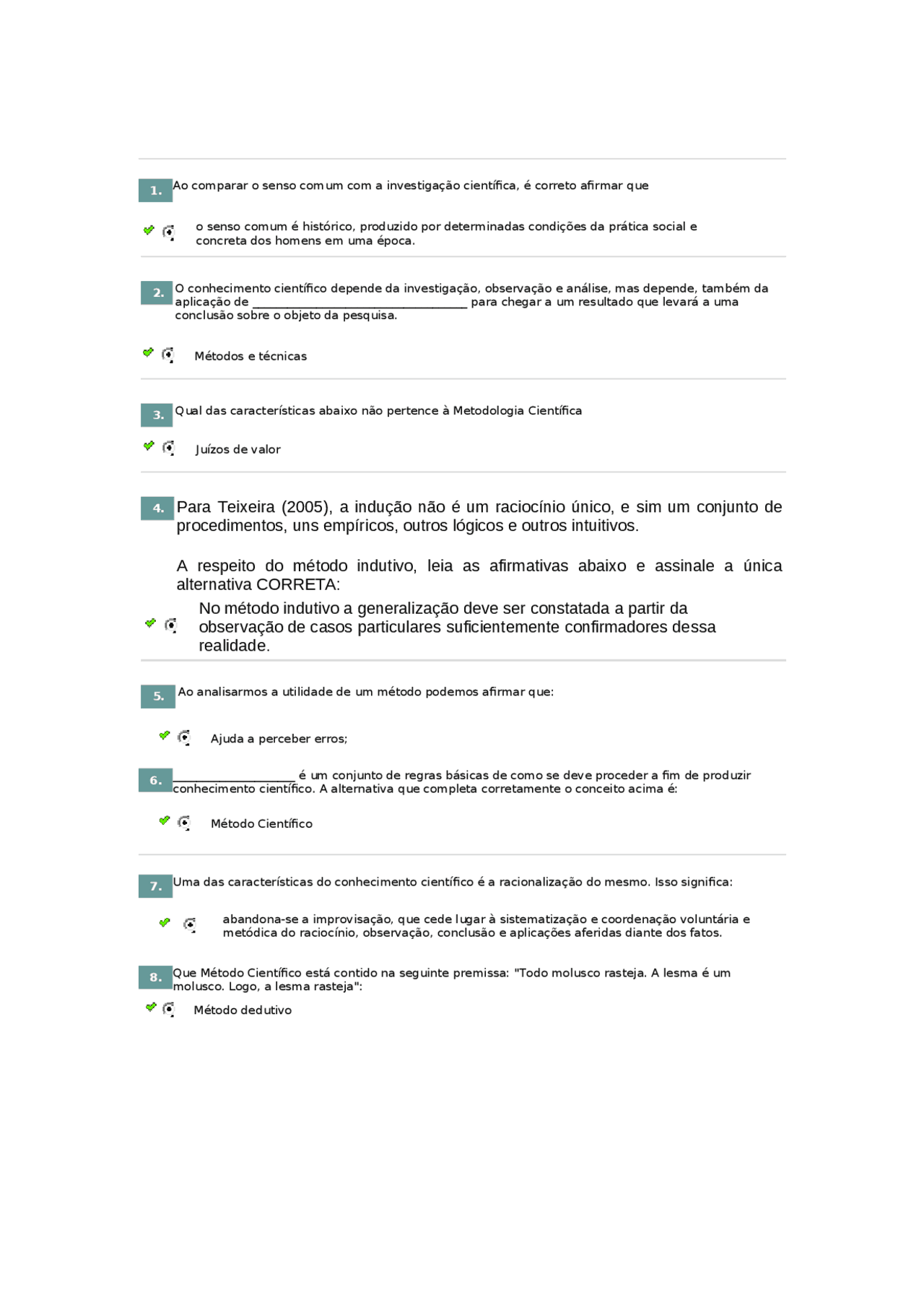 Metodologia Cientifica Docsity