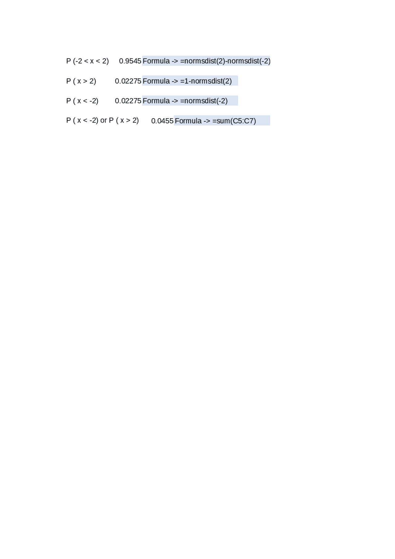 The Answers From Exercises Exams Biostatistics Docsity