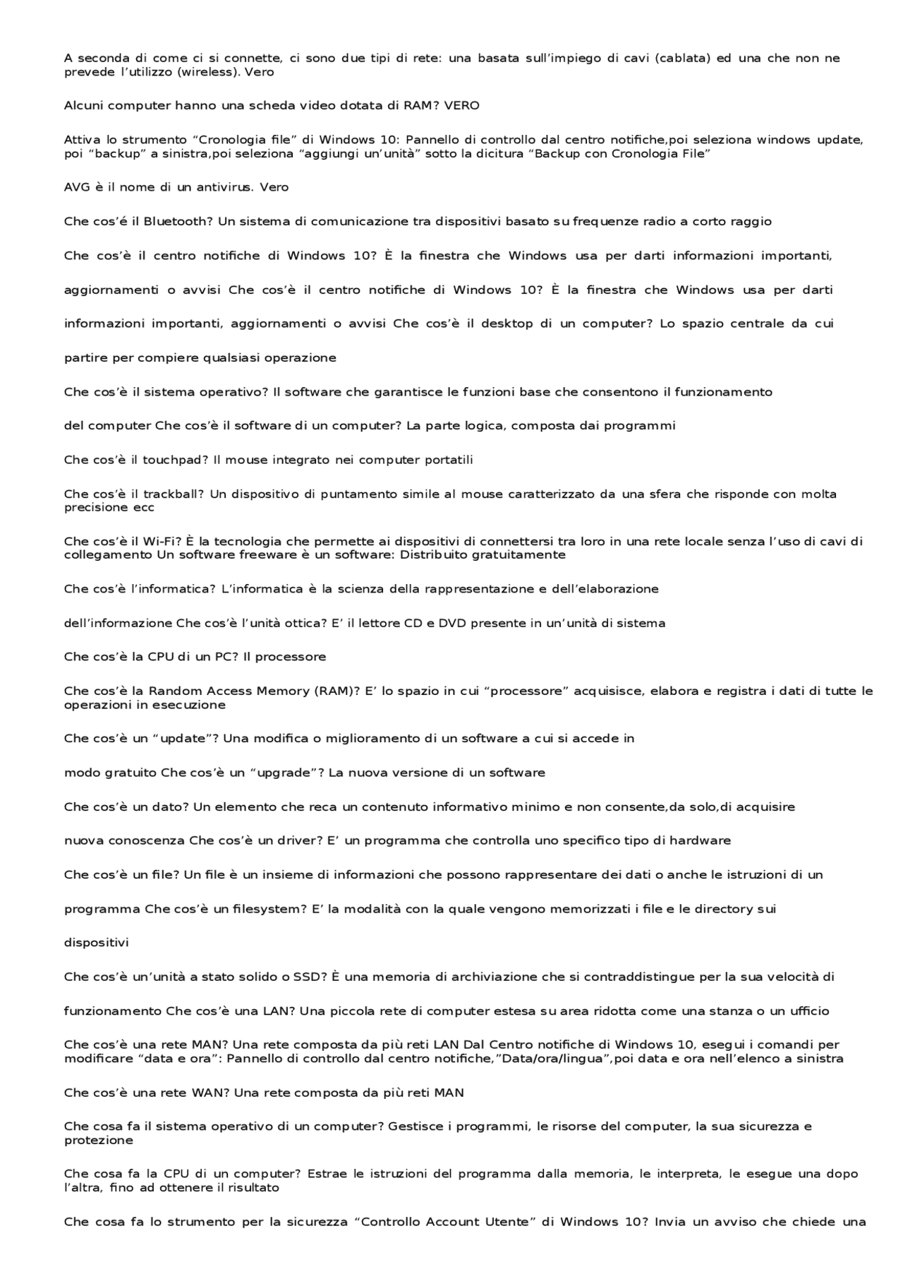 Nuovo 2022 - eipass 7 moduli-modulo 1 - Docsity