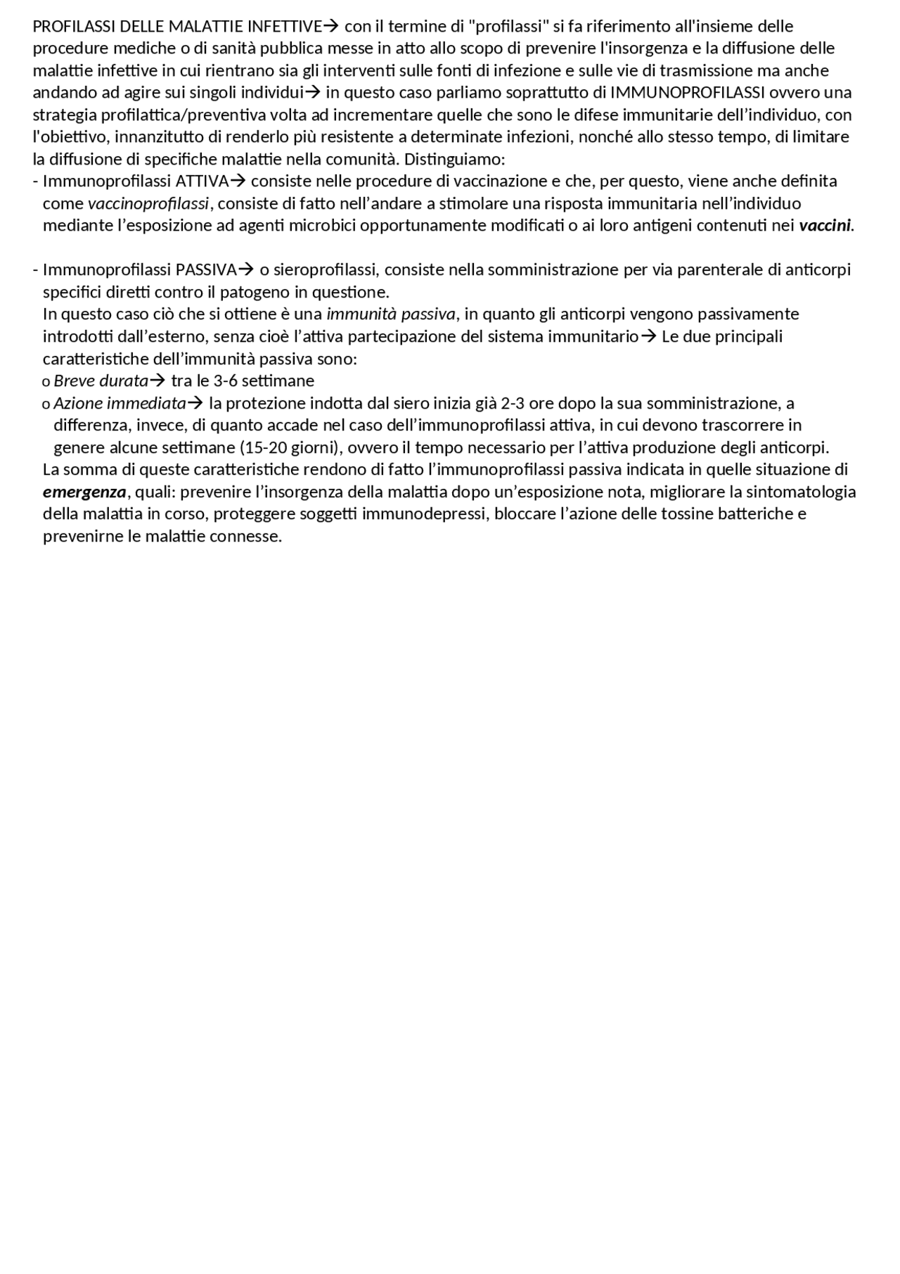 Vaccini Modulo Sanità Docsity