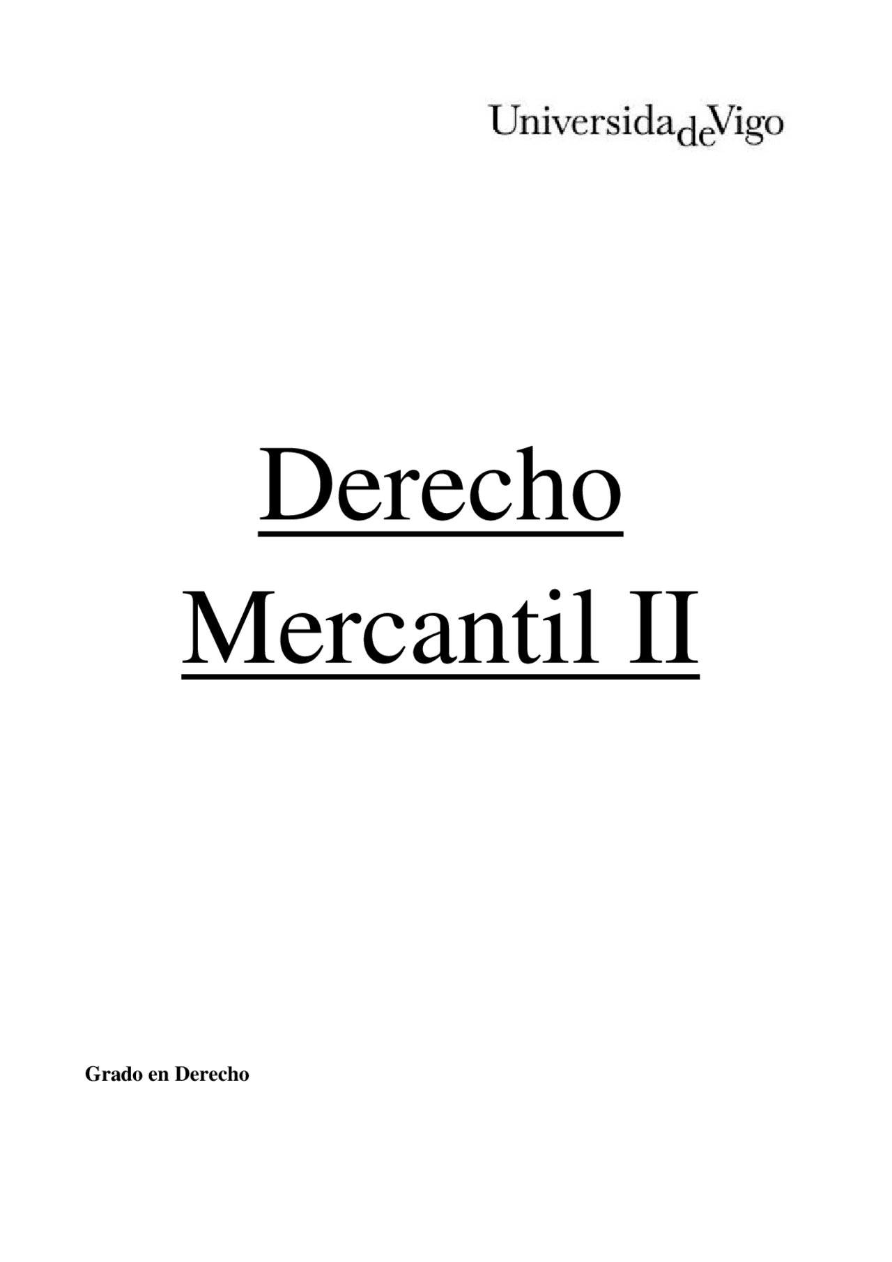 Apuntes De Derecho Mercantil Ii Docsity