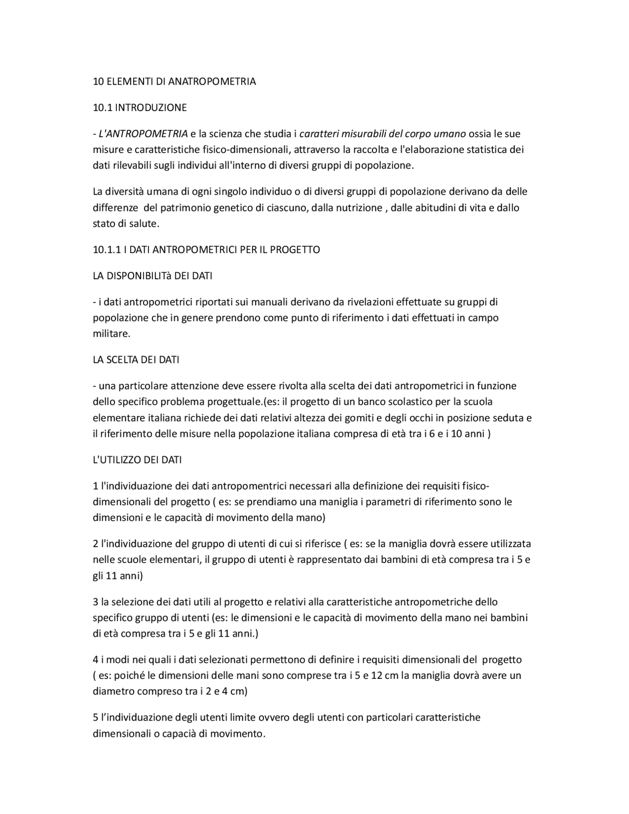 Riassunto Libro Ergonomia E Design Capitoli 10 E 11 Docsity
