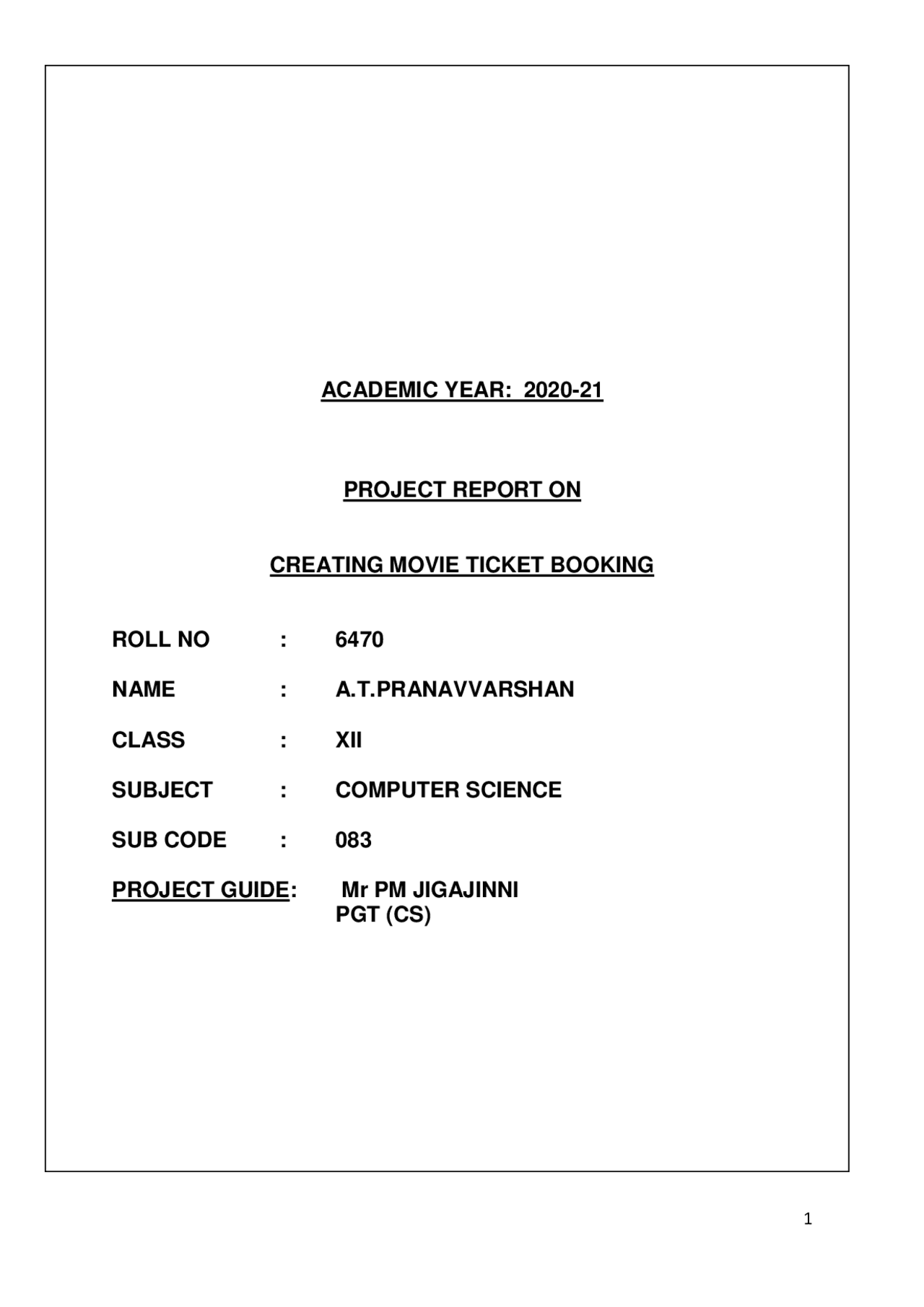 Ip project railway ....................... - Docsity