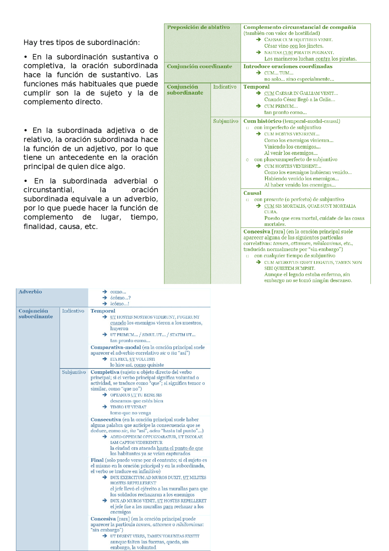 Apuntes Final De Latín Docsity
