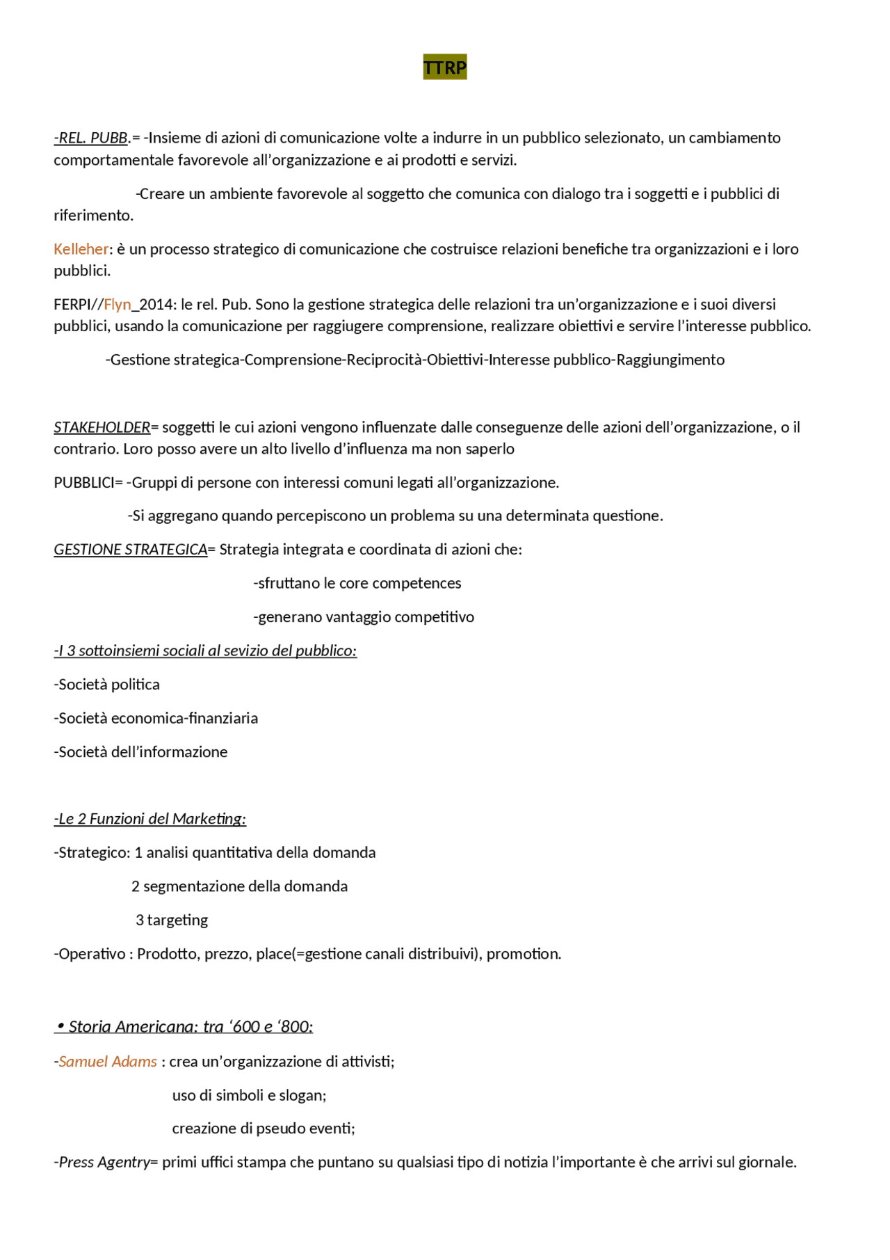 Teorie E Tecniche Delle Relazioni Pubbliche Docsity