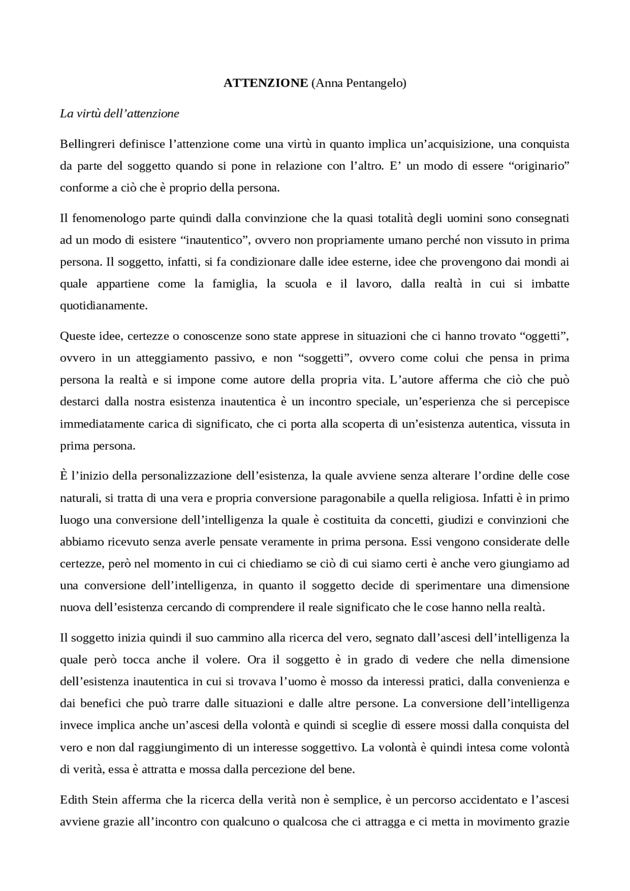 Ricerca Scolastica Fatta Su 2 Testi Notes De Pédagogie Docsity