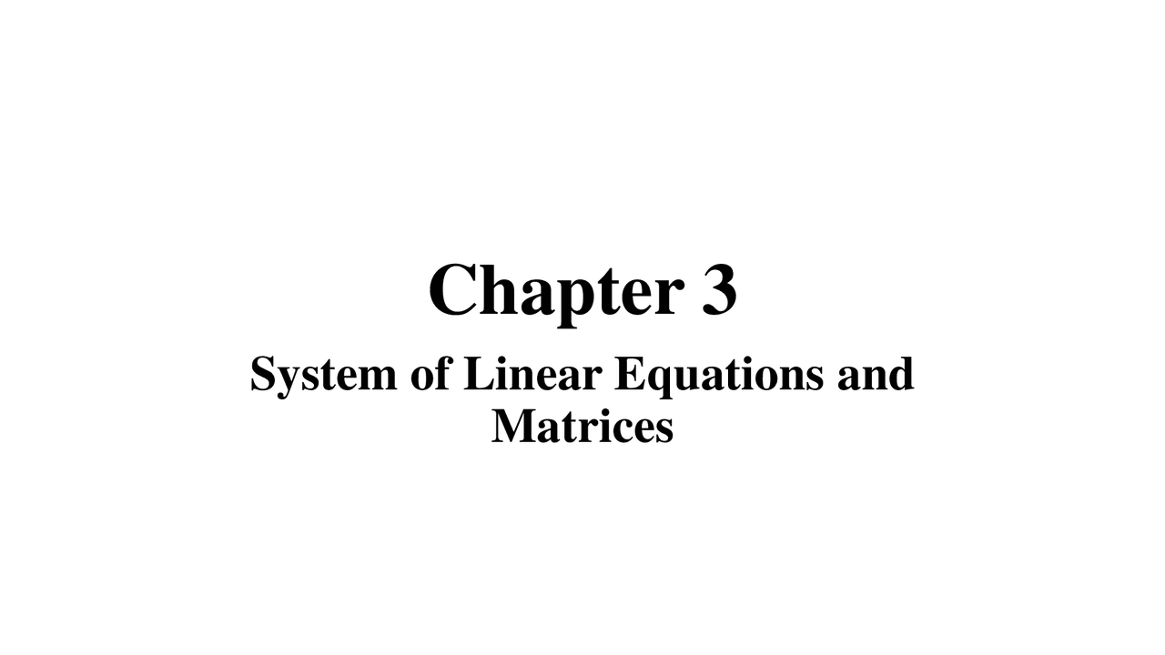 Chapter Three Computational Methods Lecture Note Lecture Notes Computational Methods Docsity