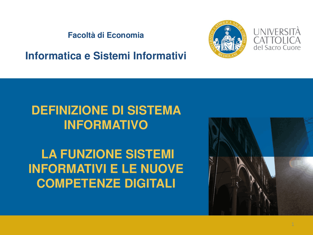 Appunti Informatica Unicatt Docsity