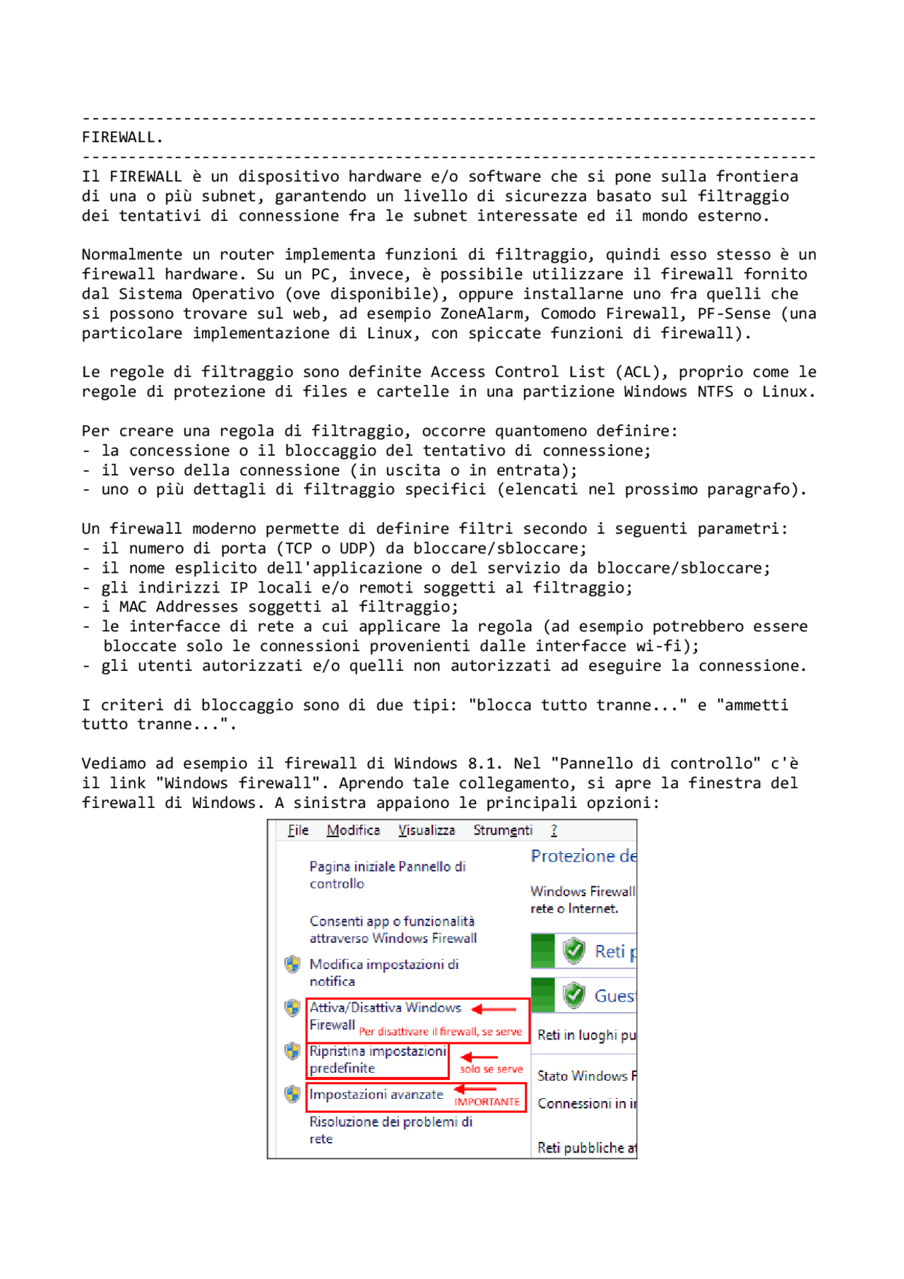 Appunti Su Proxy E Firewall Docsity