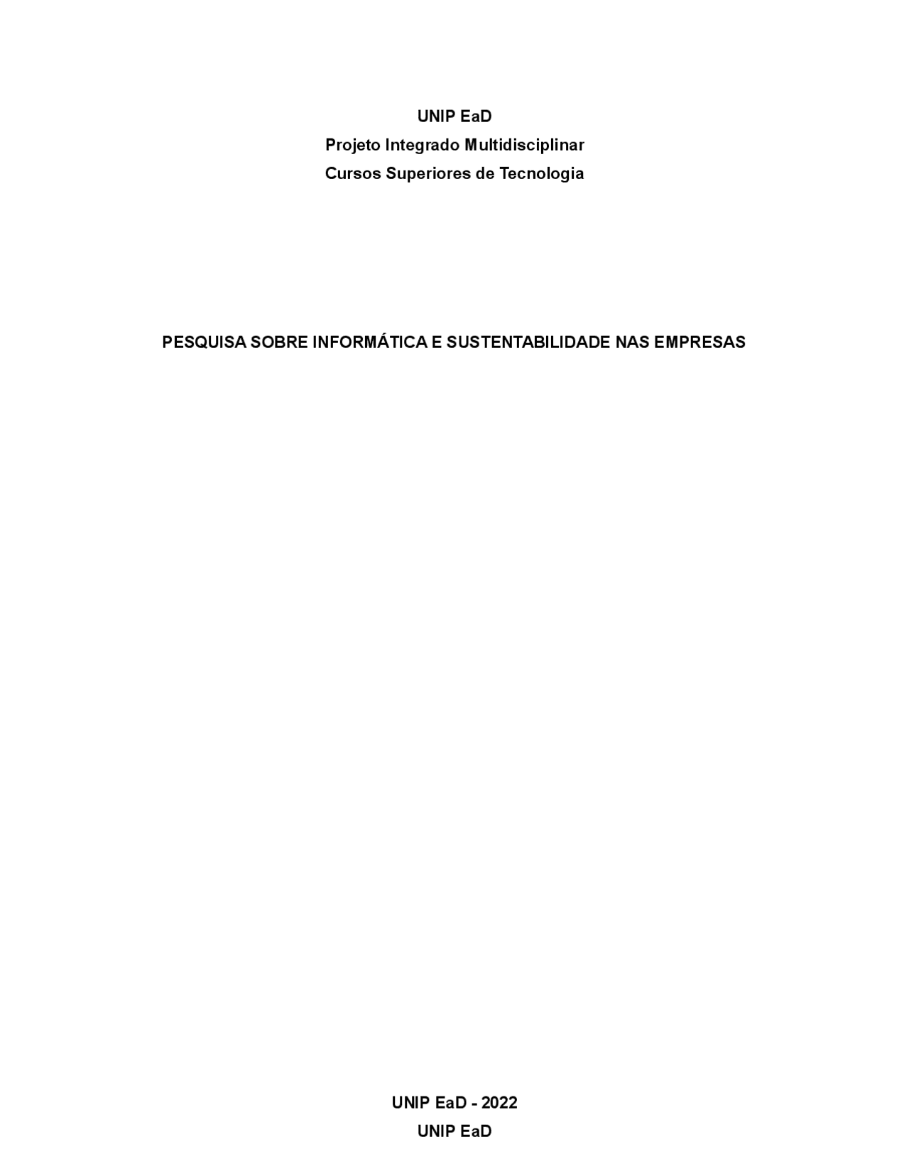 Pim I Redes Unip Ead Docsity