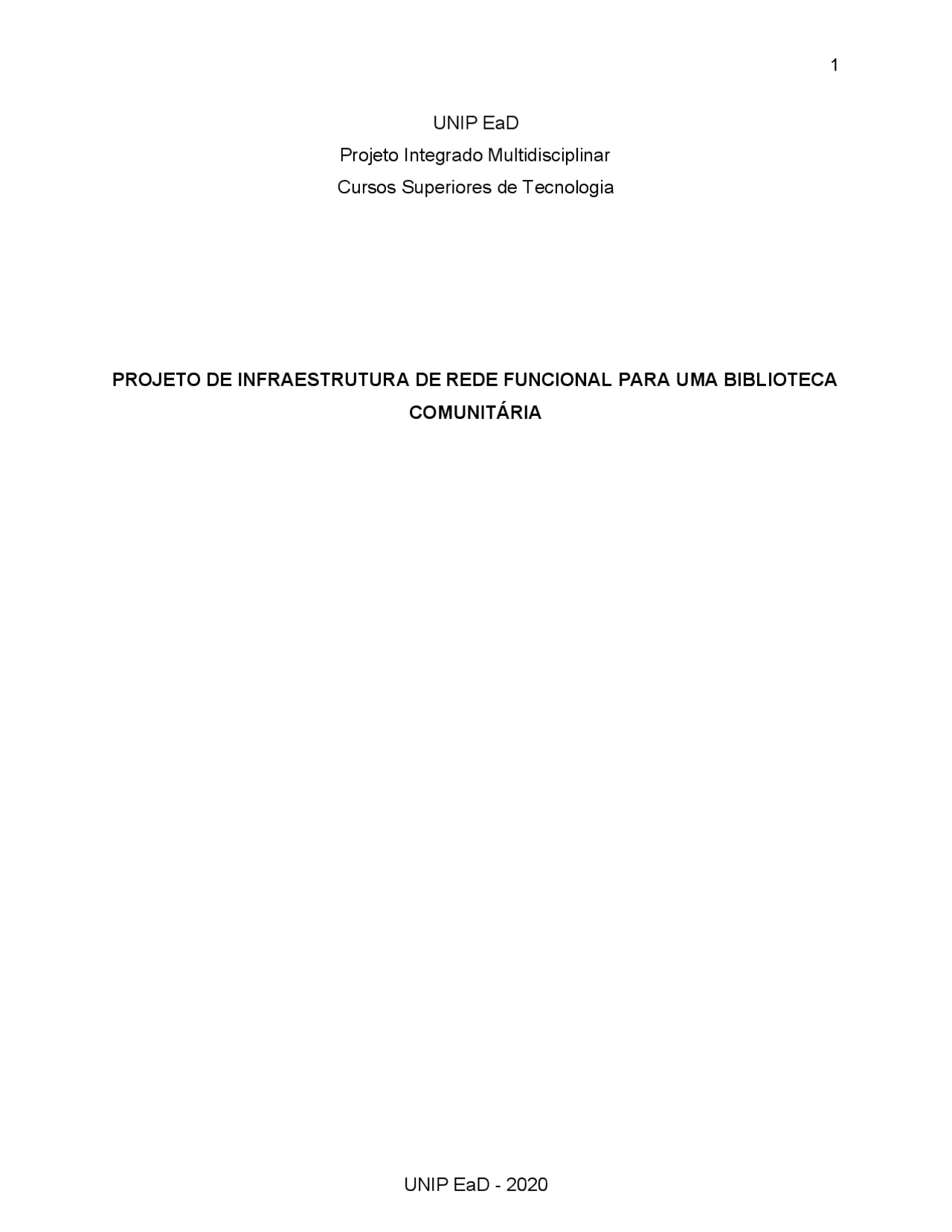 Pim Iv Redes Unip Ead Docsity