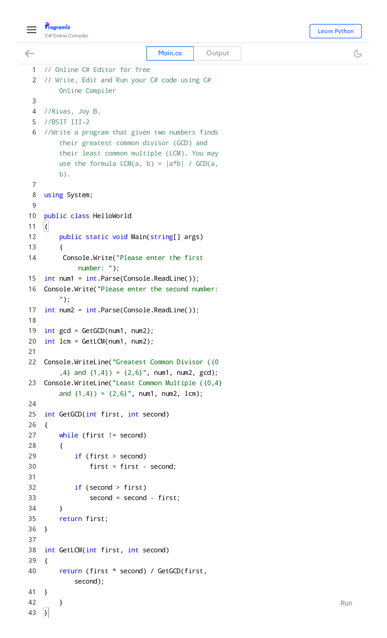 Using Control Structure Docsity