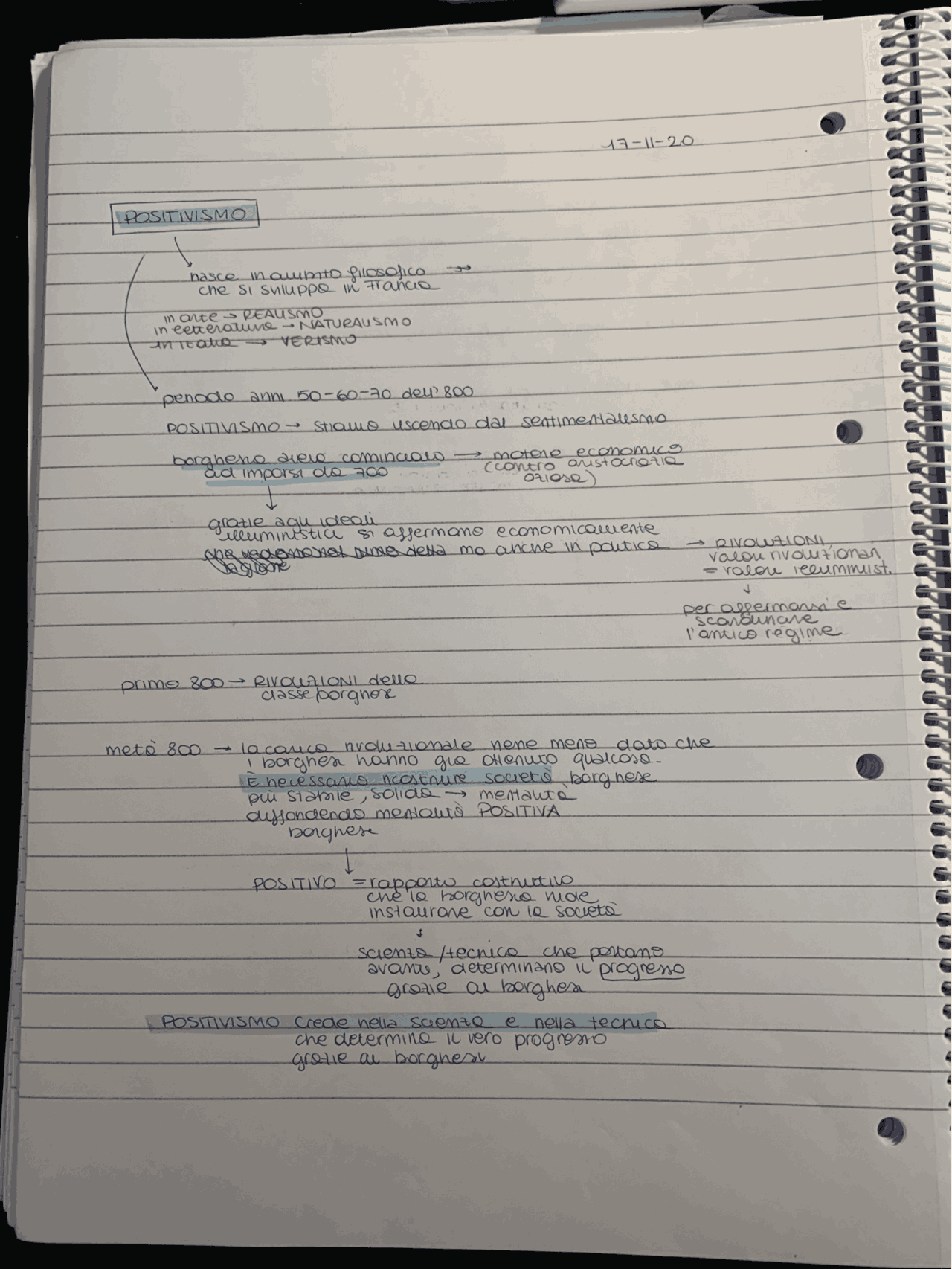 Positivismo Giovanni Verga Docsity