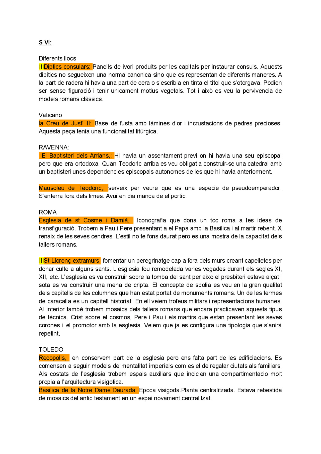 Medieval apunts obres - Docsity