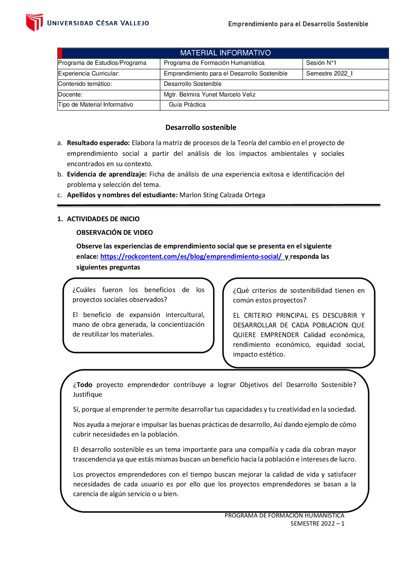 GUIA PRACTICA DE EMPRENDIMIENTO | Guías, Proyectos, Investigaciones de Emprendimiento | Docsity