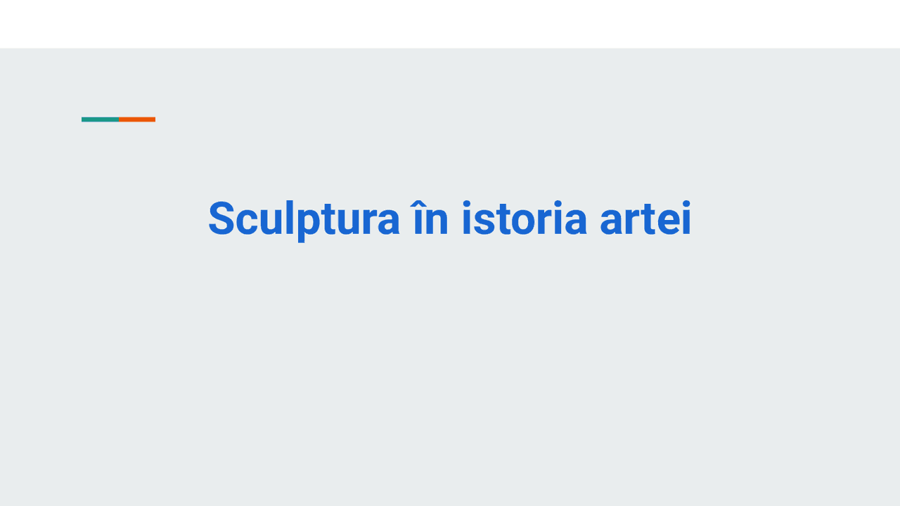 Sculpture in art history - Docsity