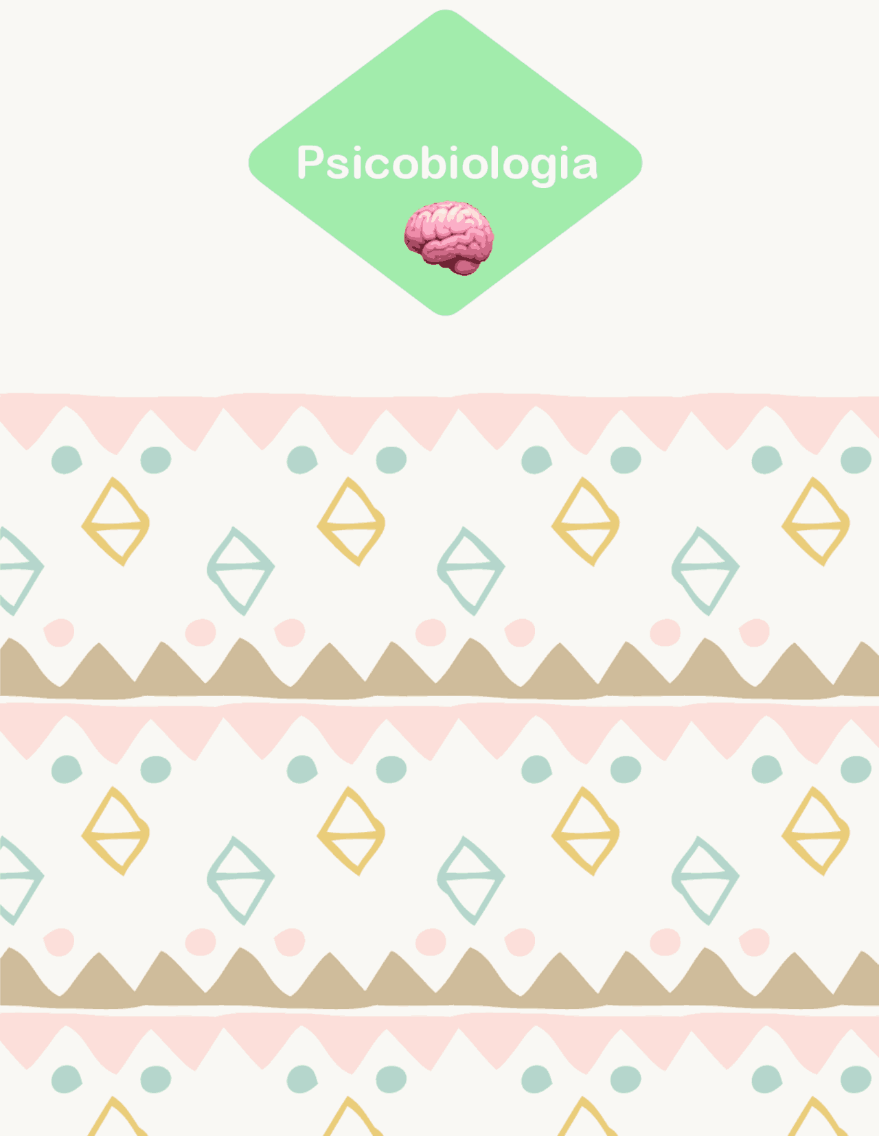 Psicobiologia Schemimappe Concettuali Su Goodnotes Docsity