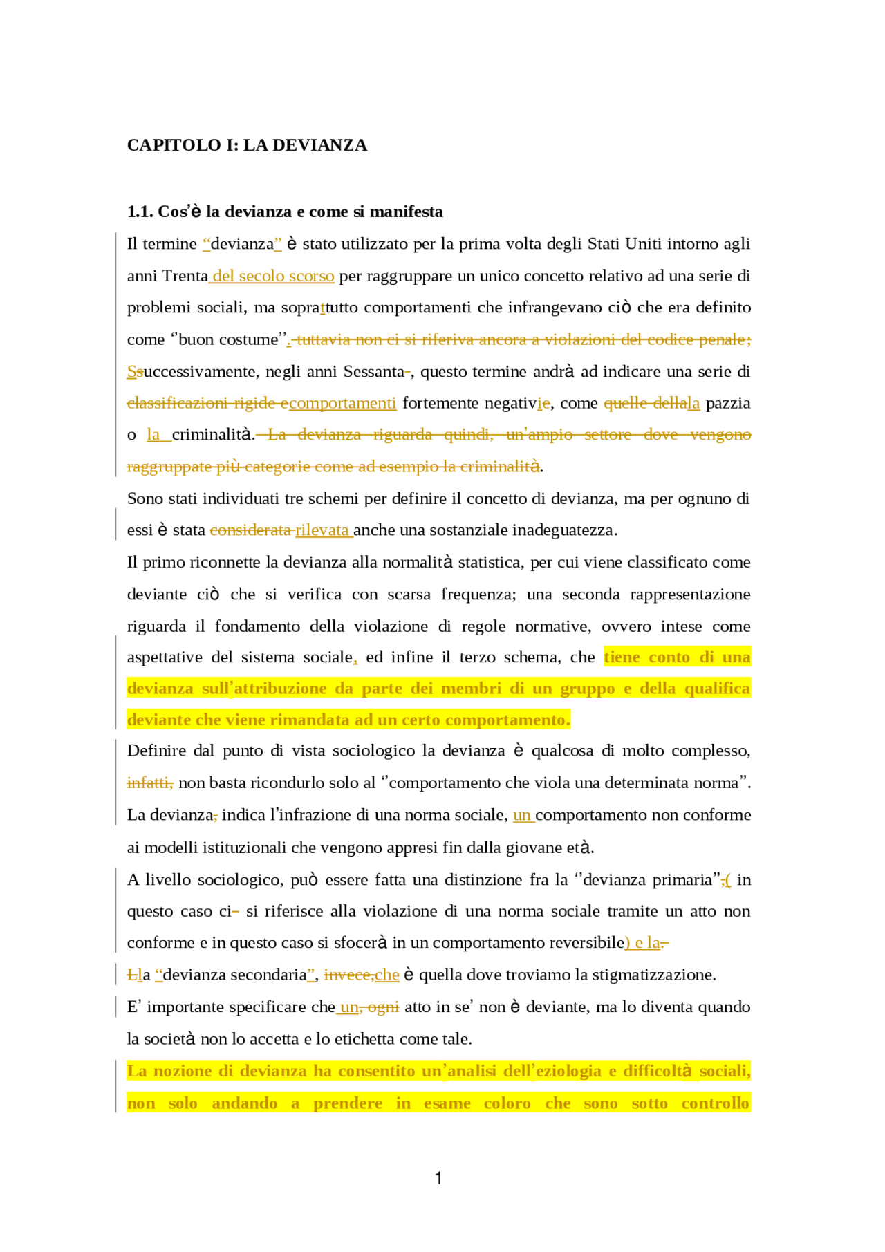 Tesi Sulla Devianza Minorile Docsity