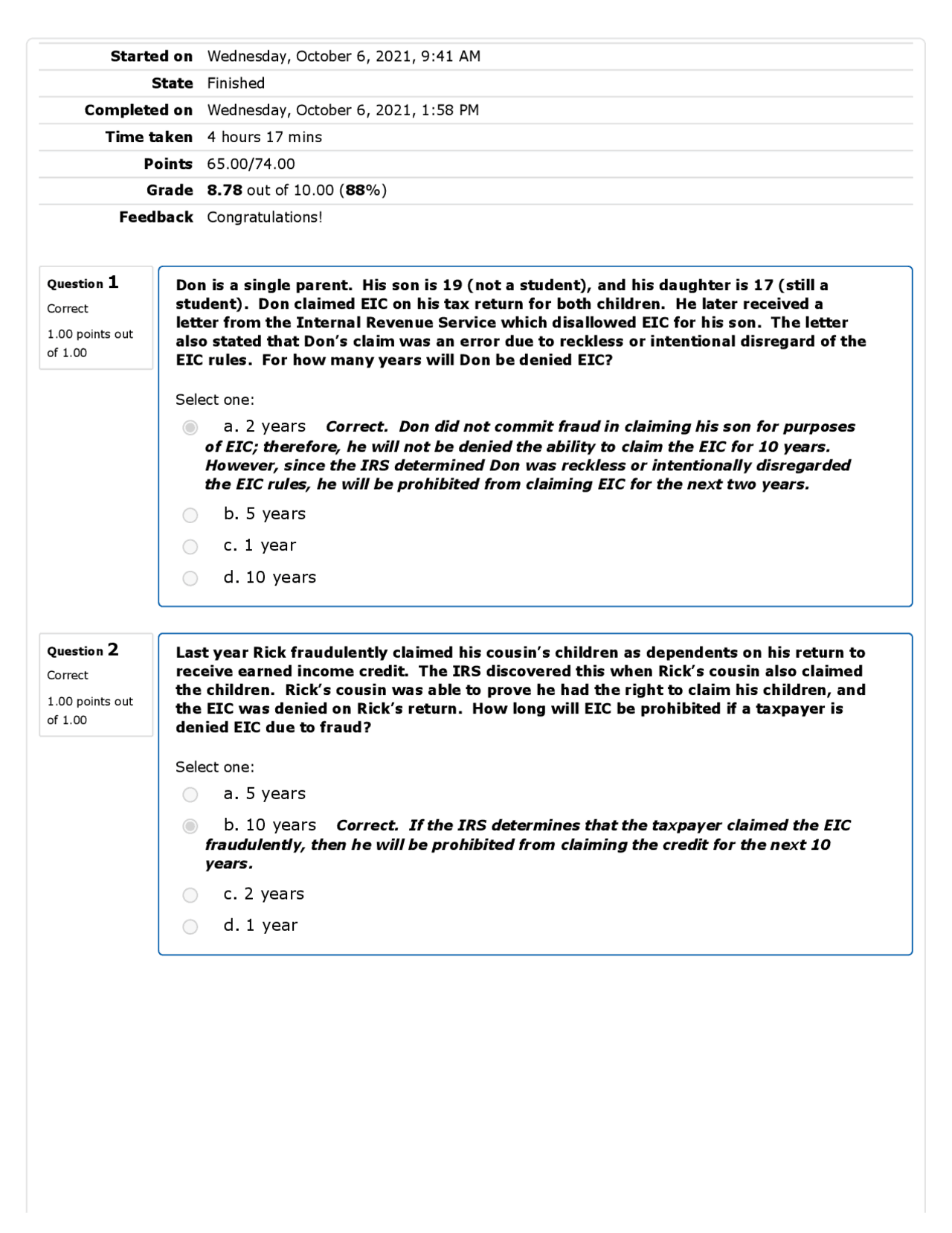 ACC 4100Module 2 Final Exam - Part I | Exams Accounting | Docsity