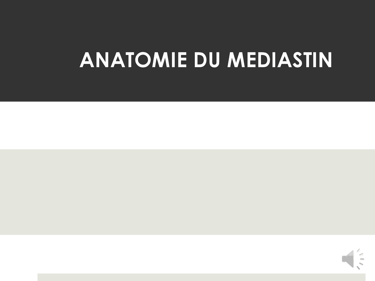 ANATOMIE DU MEDIASTIN | Schemes and Mind Maps Anatomy | Docsity