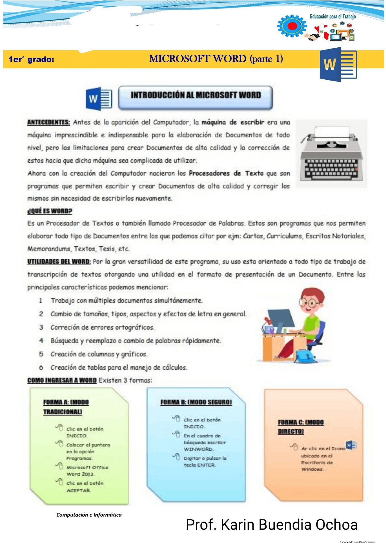Que Es Y Como Utilizar Microsoft Word Resúmenes De Informática Docsity