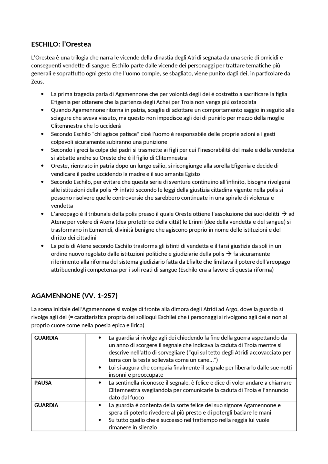 Eschilo: L'Orestea con spiegazione dei versi di Agamennone e delle ...