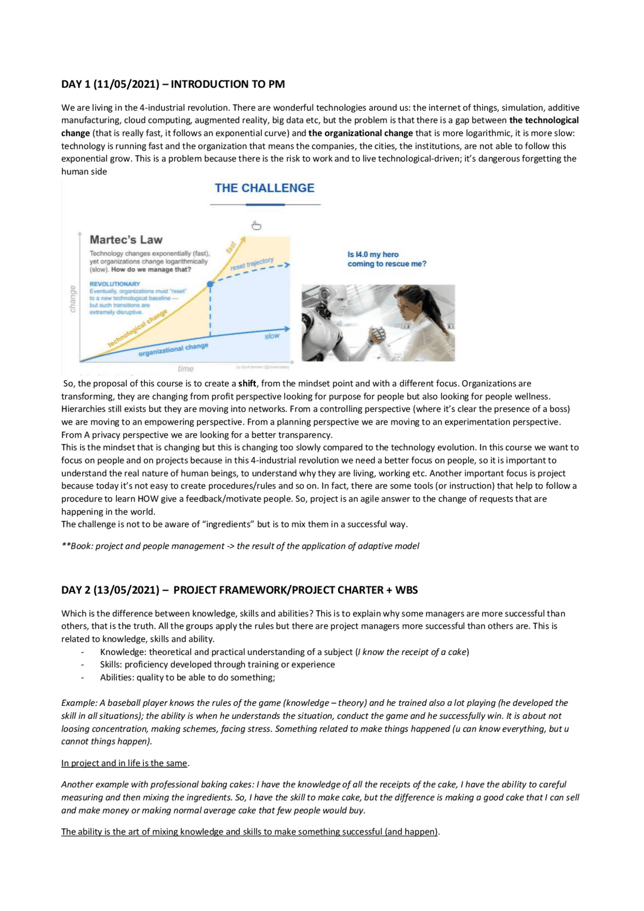 Project Management Parte A Appunti Di Project Management Docsity